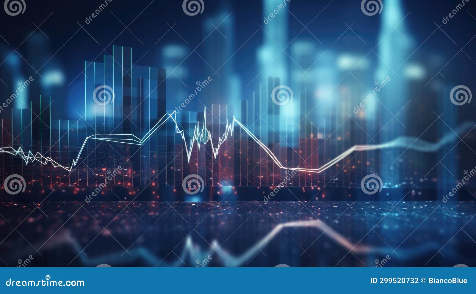 Financial Data Graph Chart Report Statistic Marketing Research ...