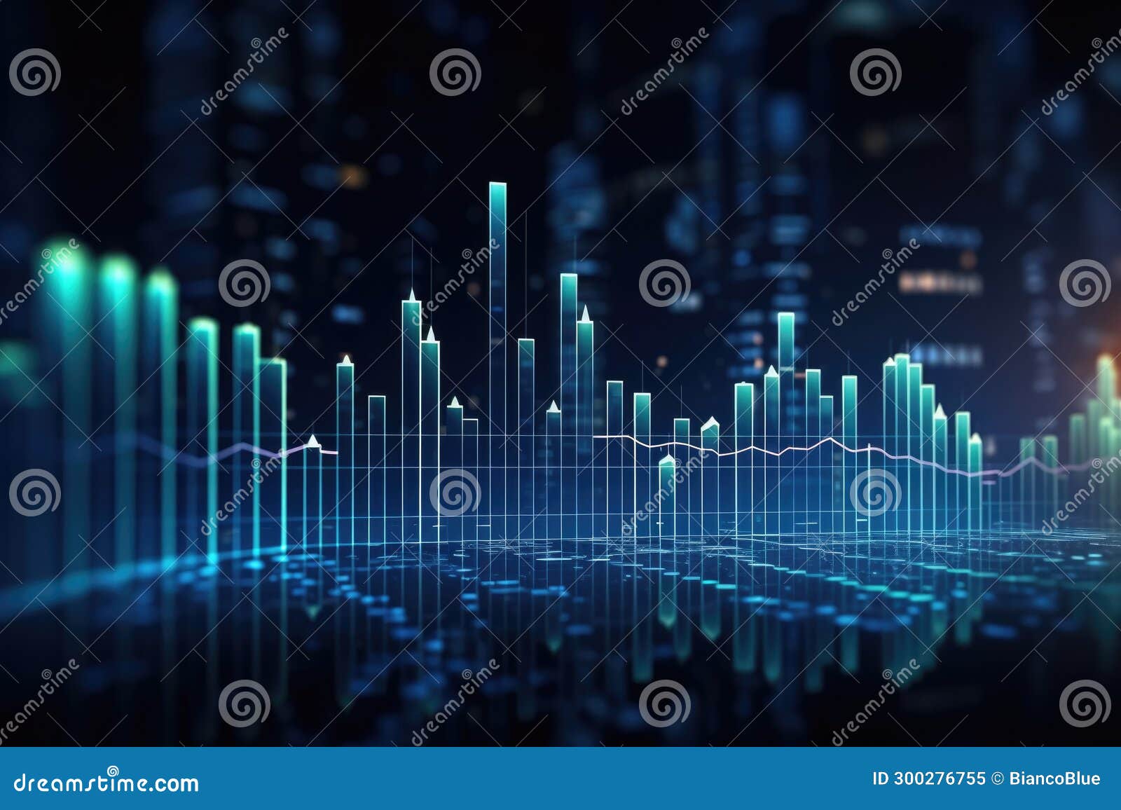 Financial Data Graph Chart Report Statistic Marketing Research ...