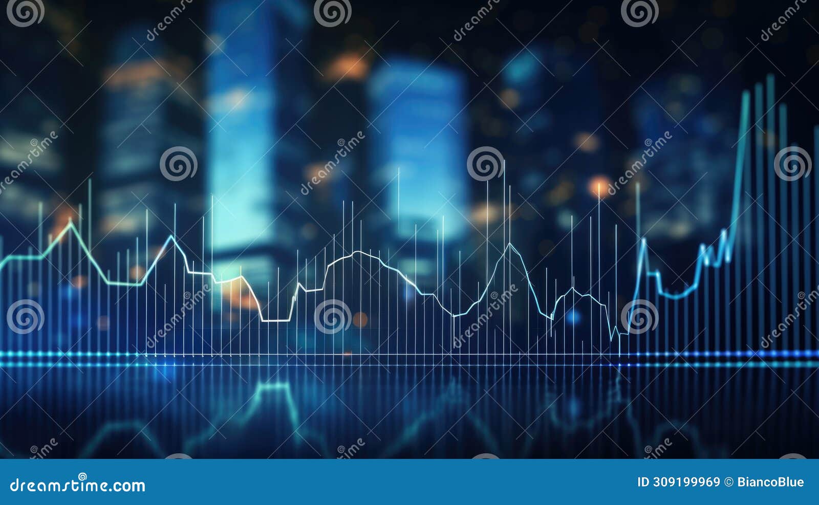 Financial Data Graph Chart Report Statistic Marketing Research. Comeliness Stock Image - Image ...