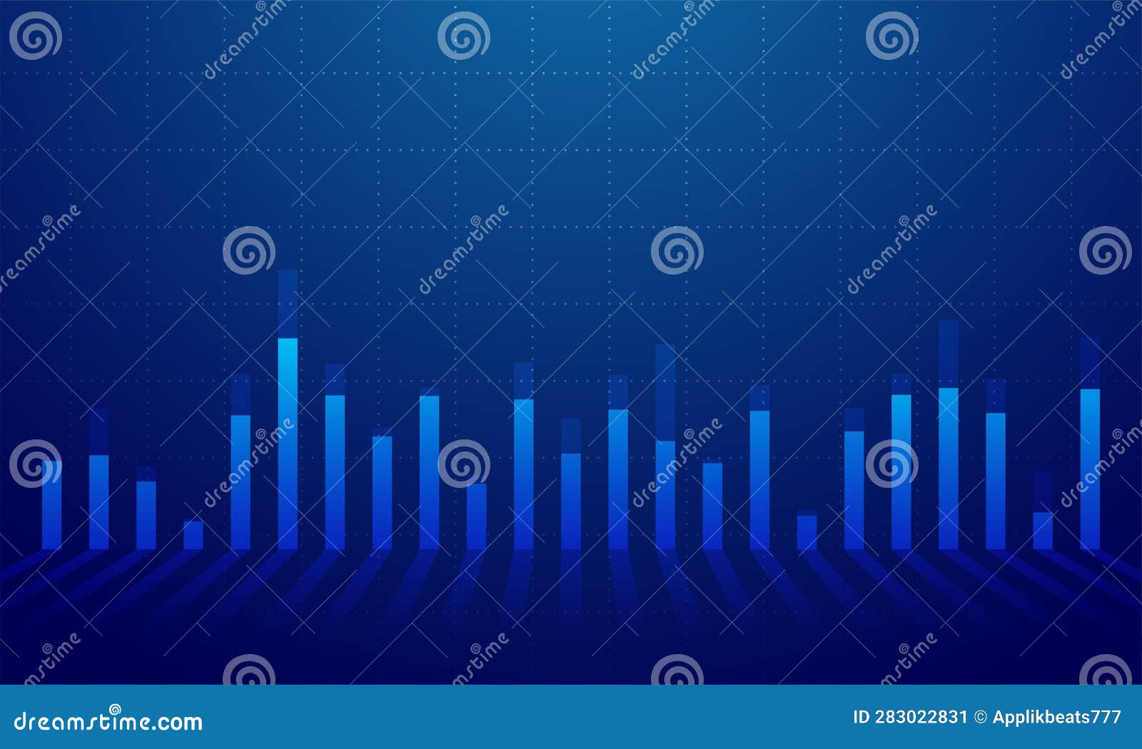 Financial Data Graph Chart, Vector Illustration Stock Vector ...