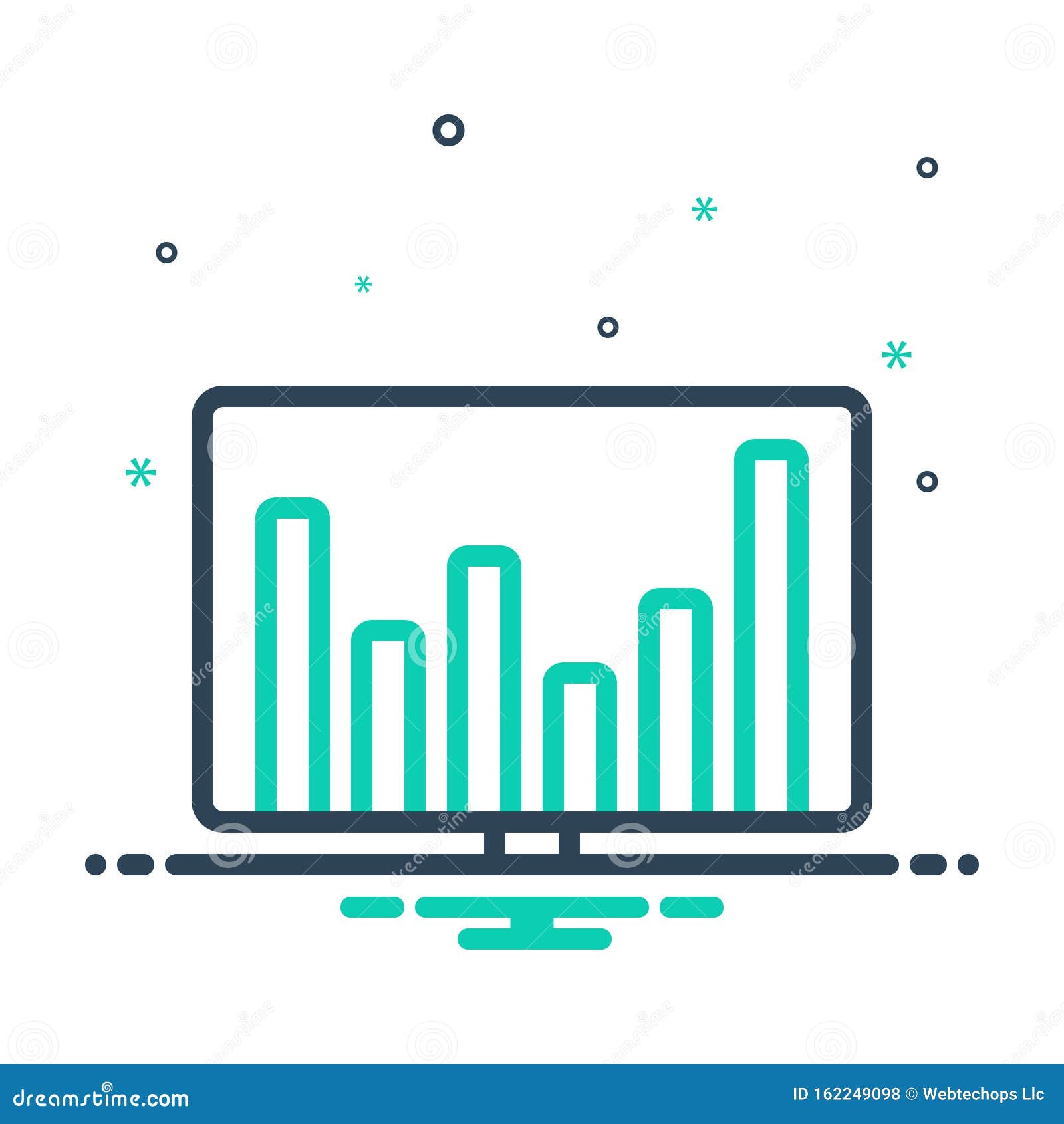 Mix Icon for Financial Data, Financial and Data Stock Vector ...
