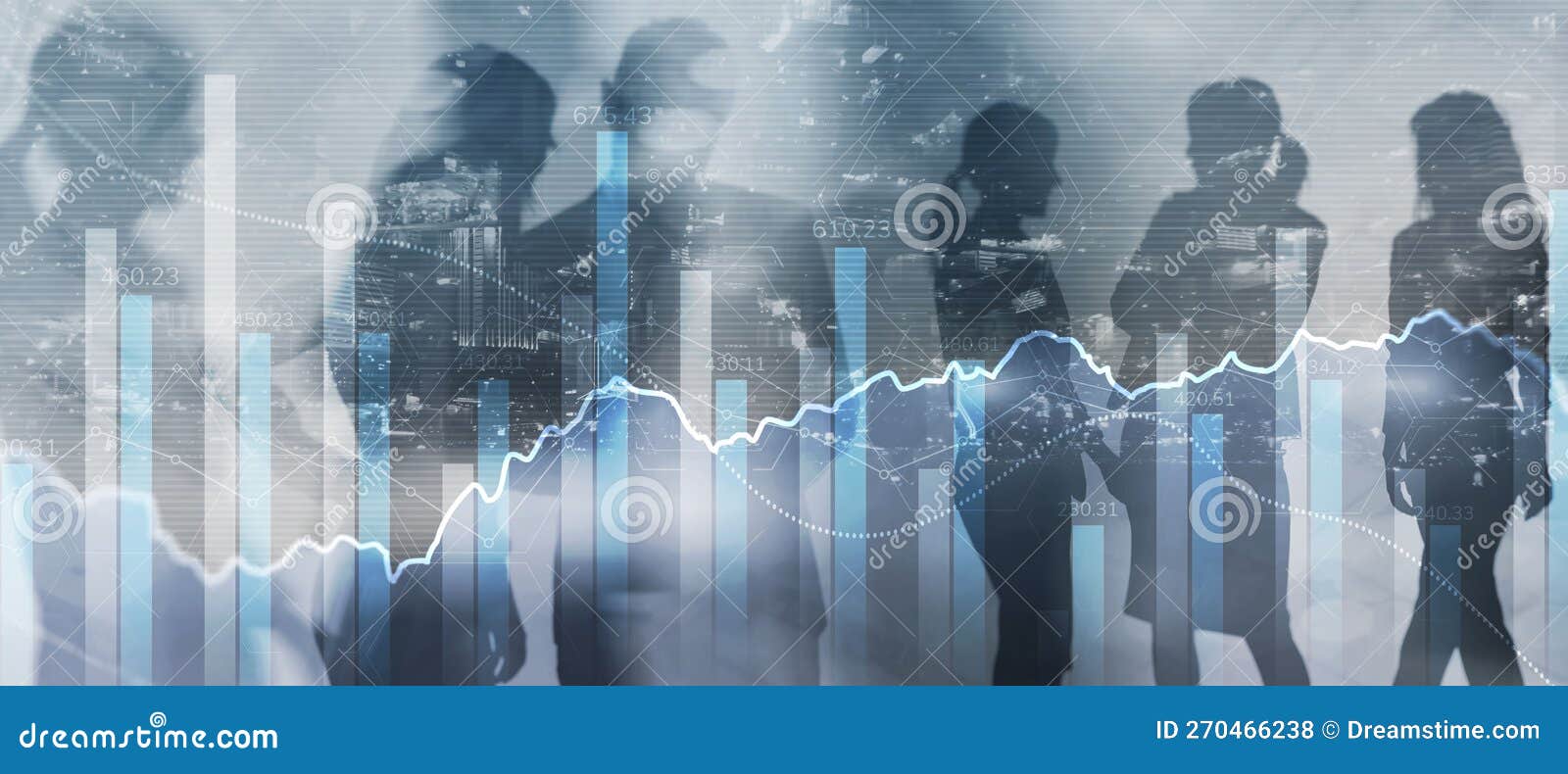 Financial Data on a Monitor As Finance Data Concept. Analytics Concept ...