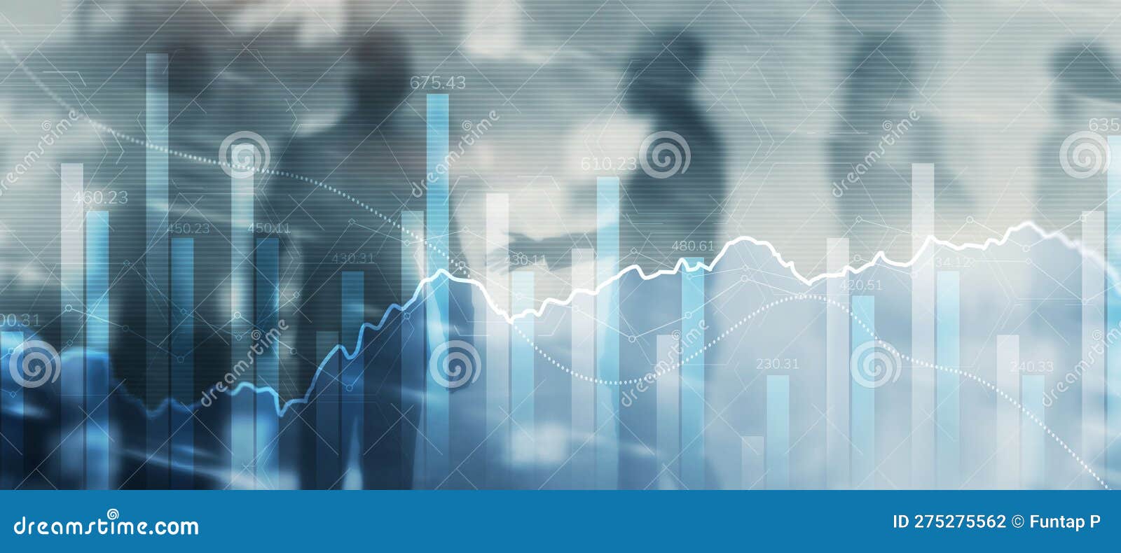 Financial Data on a Monitor As Finance Data Concept. Analytics Concept ...