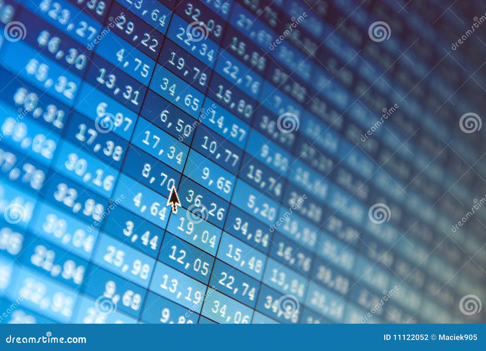 Financial Data- Stock Exchange Stock Photo - Image of annual, financial ...