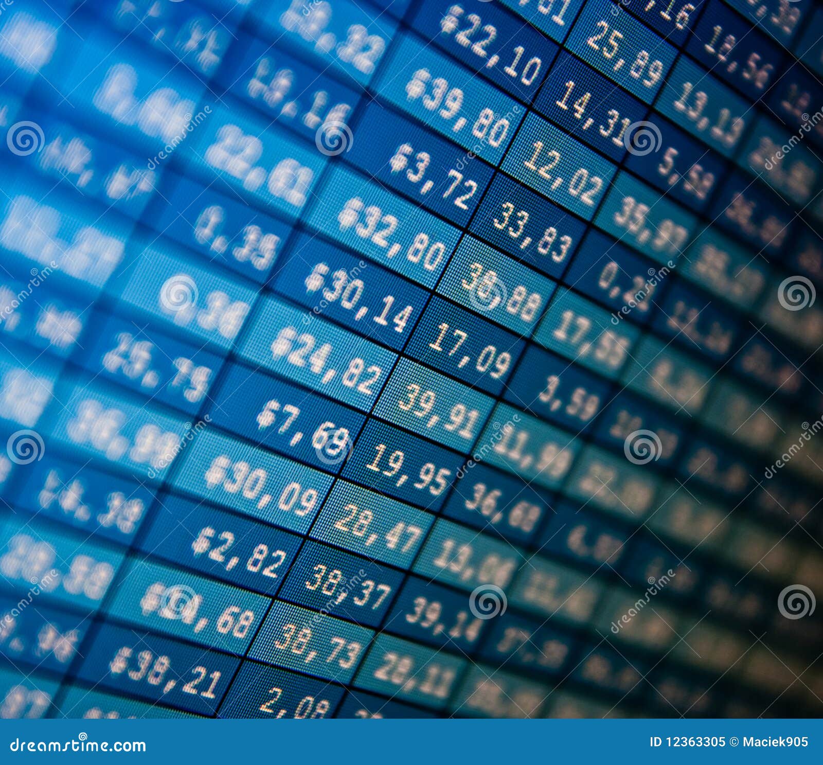 Financial Data- Stock Exchange Stock Image - Image of exchange, finance ...