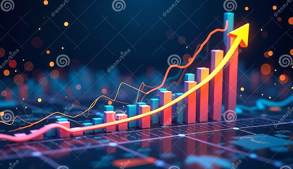 Financial Data Visualization: Graphs and Figures Showing Investment ...