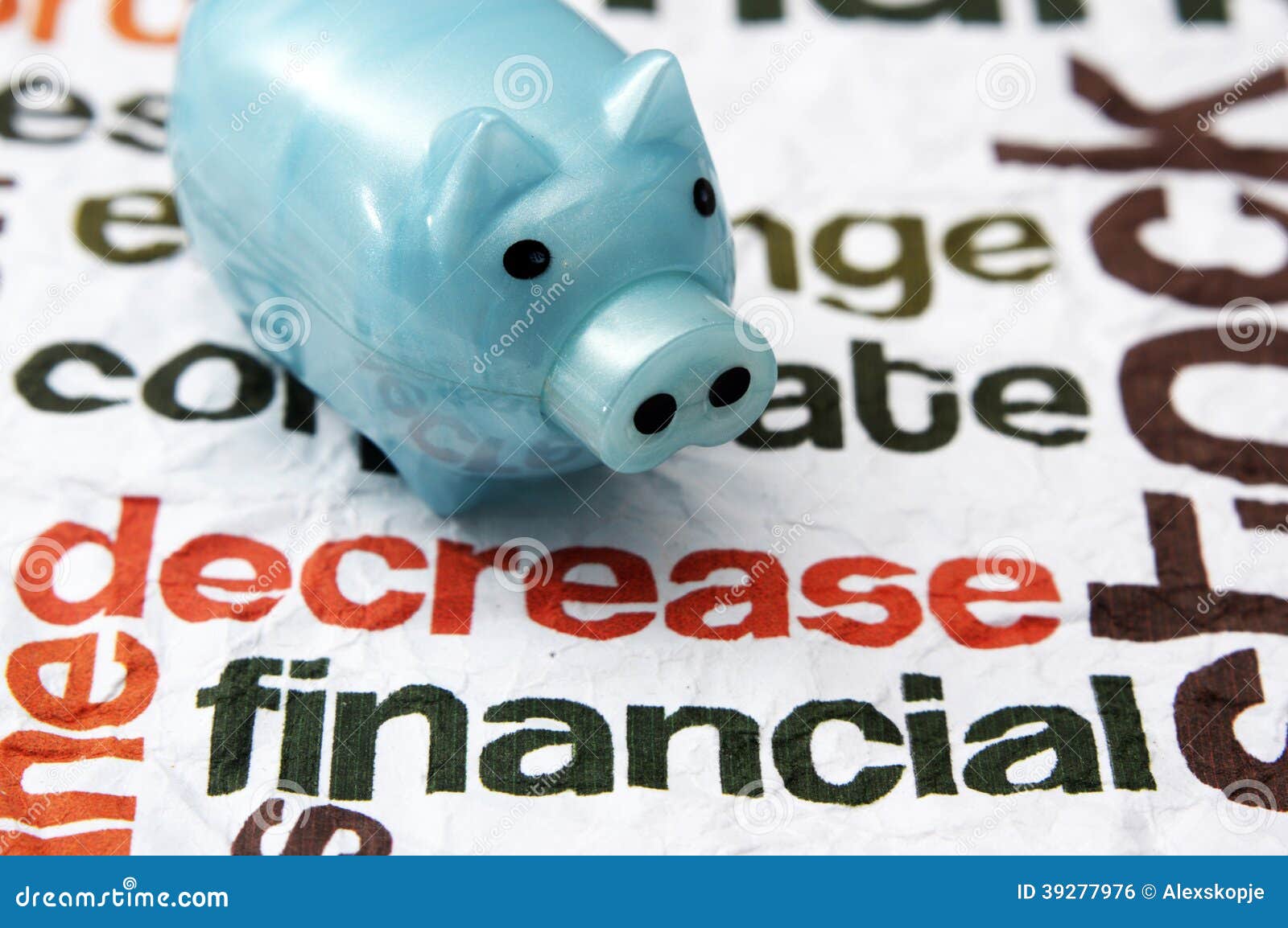 Financial decrease concept stock photo. Image of bank - 39277976