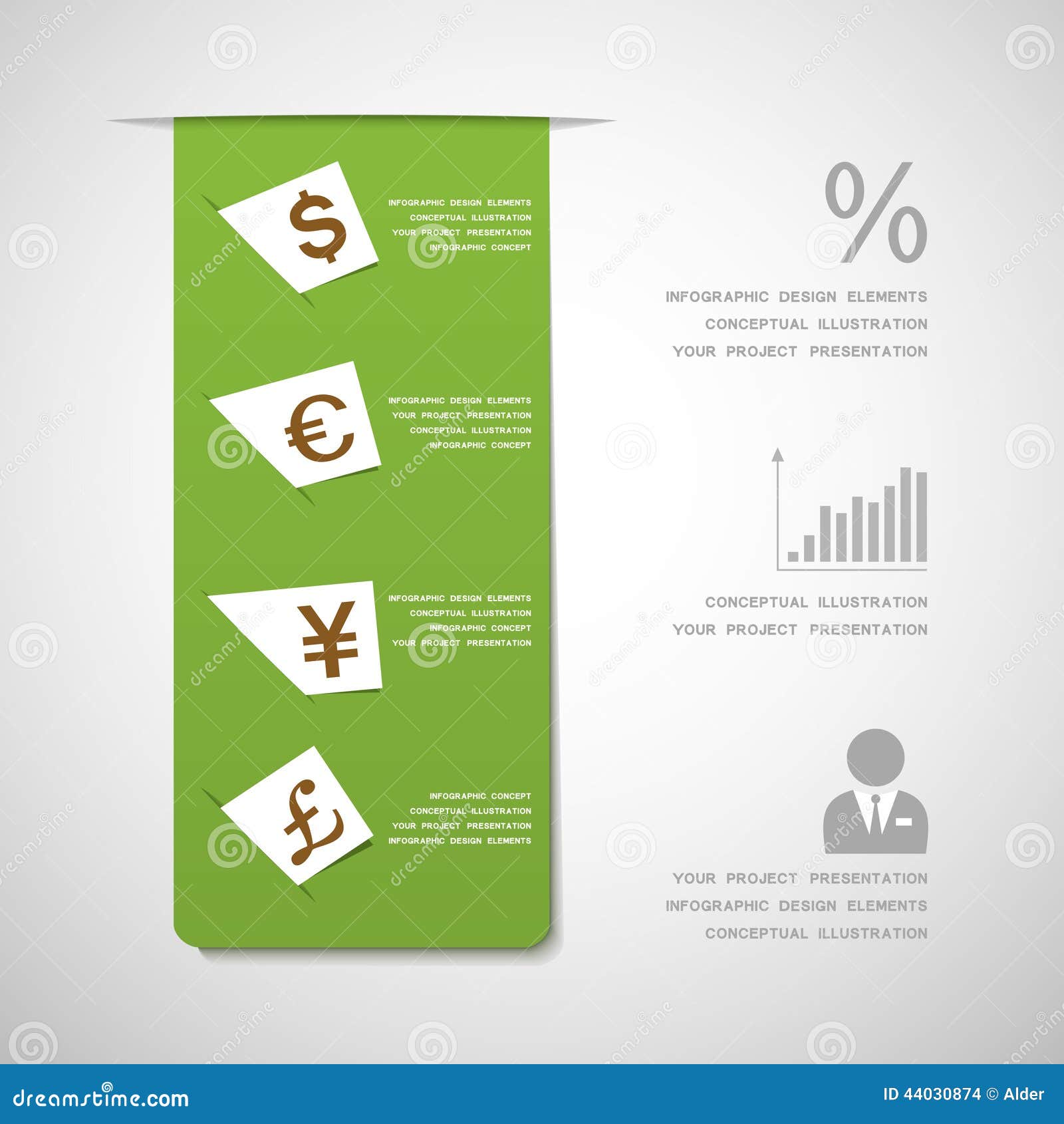 Financial design elements stock vector. Illustration of element - 44030874