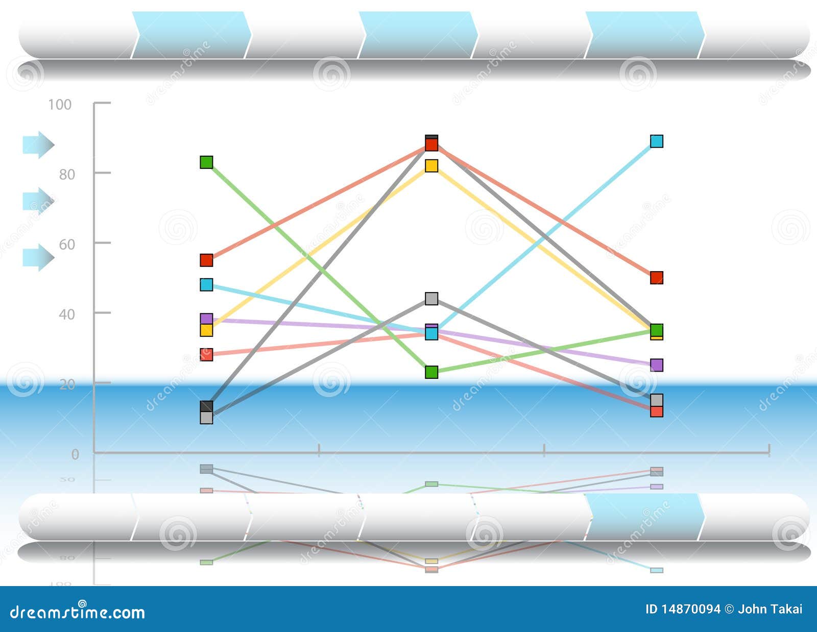 Financial Diagram stock vector. Illustration of business - 14870094