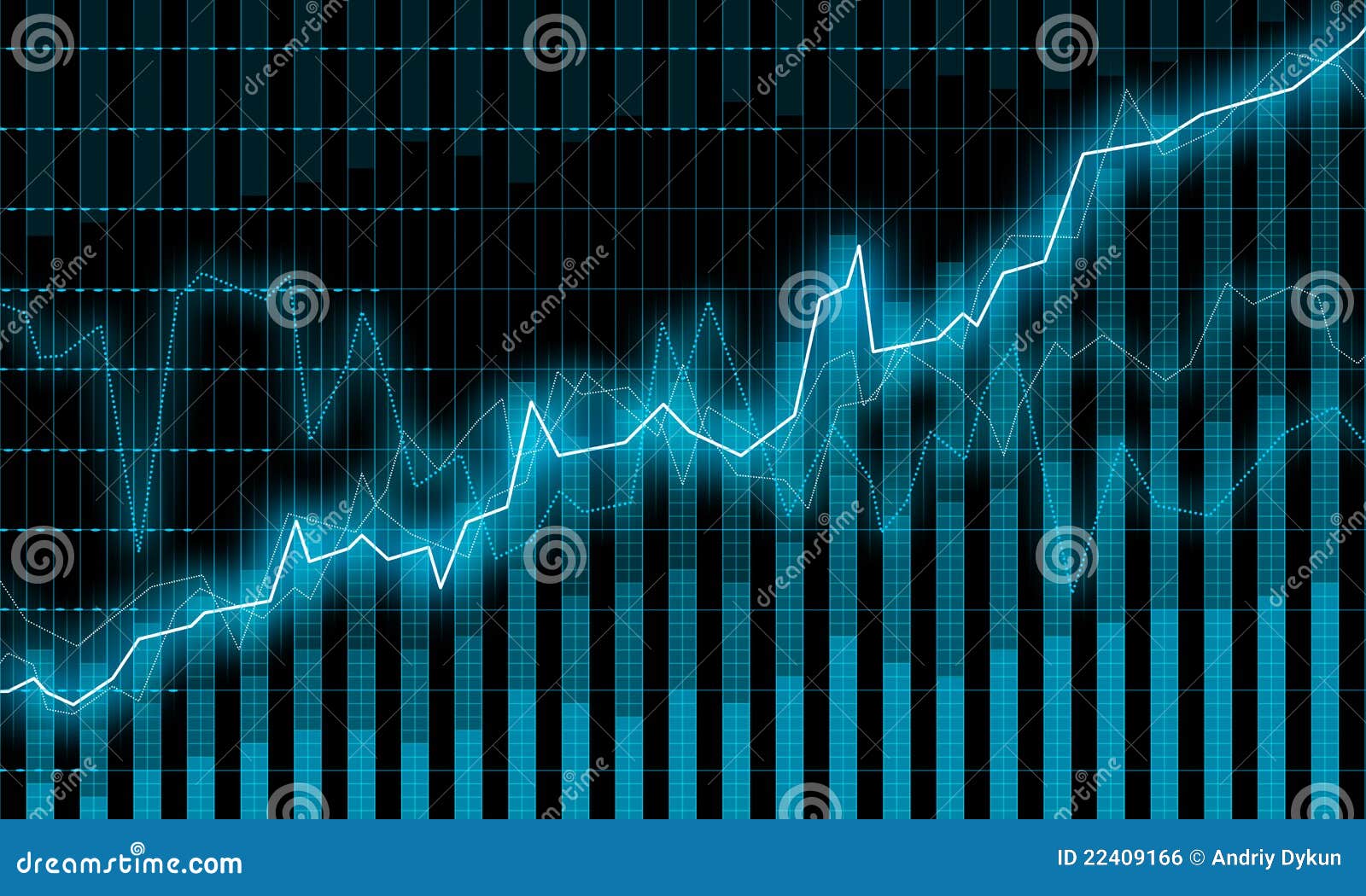 Financial diagram stock illustration. Illustration of corporate - 22409166