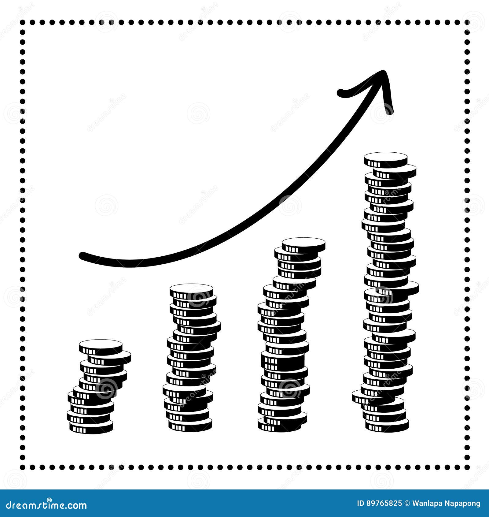 Bar Diagram Increase Chart Column Graph Growth Data Information Yellow ...