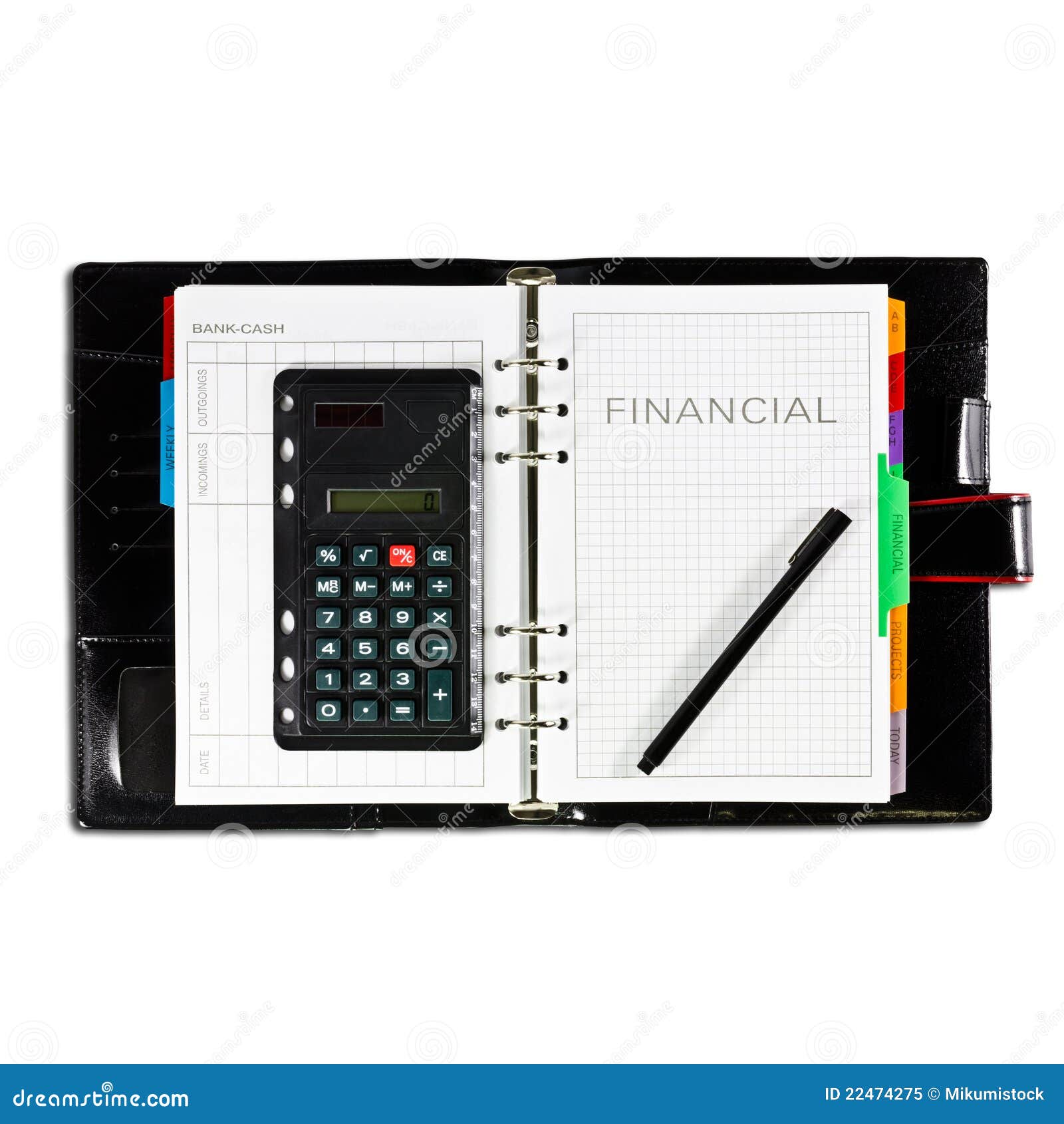 Financial diary stock image. Image of economy, finance - 22474275