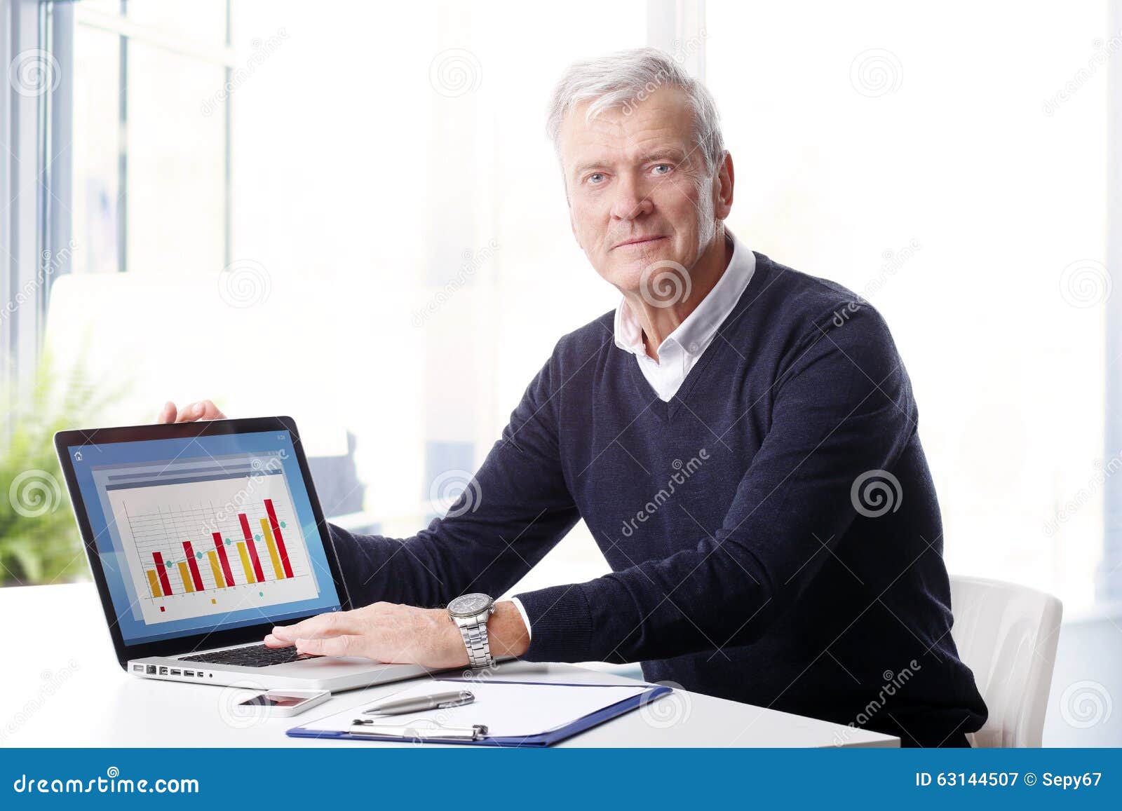 Financial Director Portrait Stock Image - Image of administrator ...