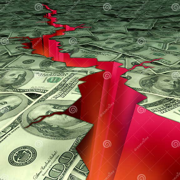 Financial disaster stock illustration. Illustration of crisis - 22173286