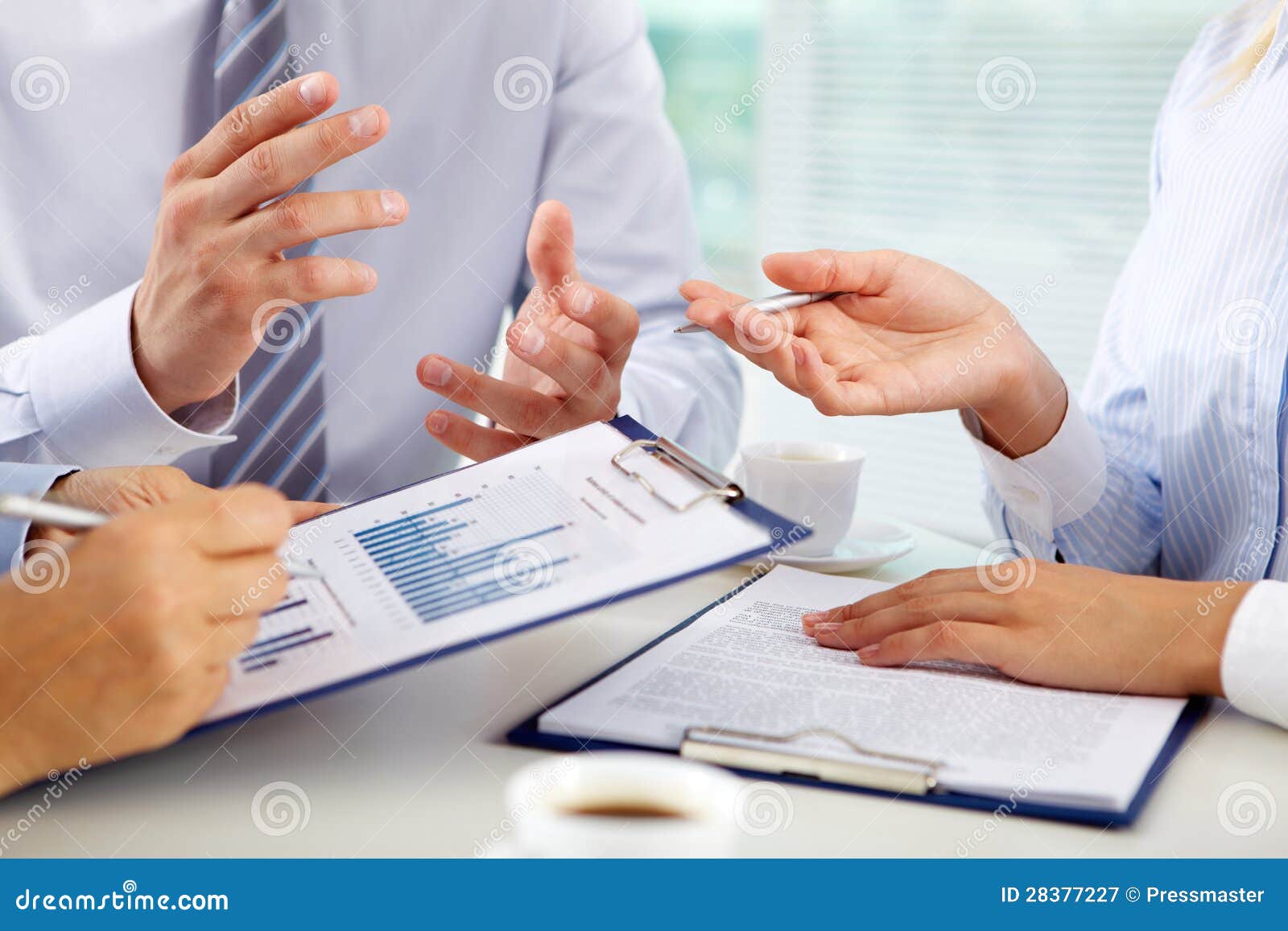 Financial discussion stock image. Image of corporate - 28377227