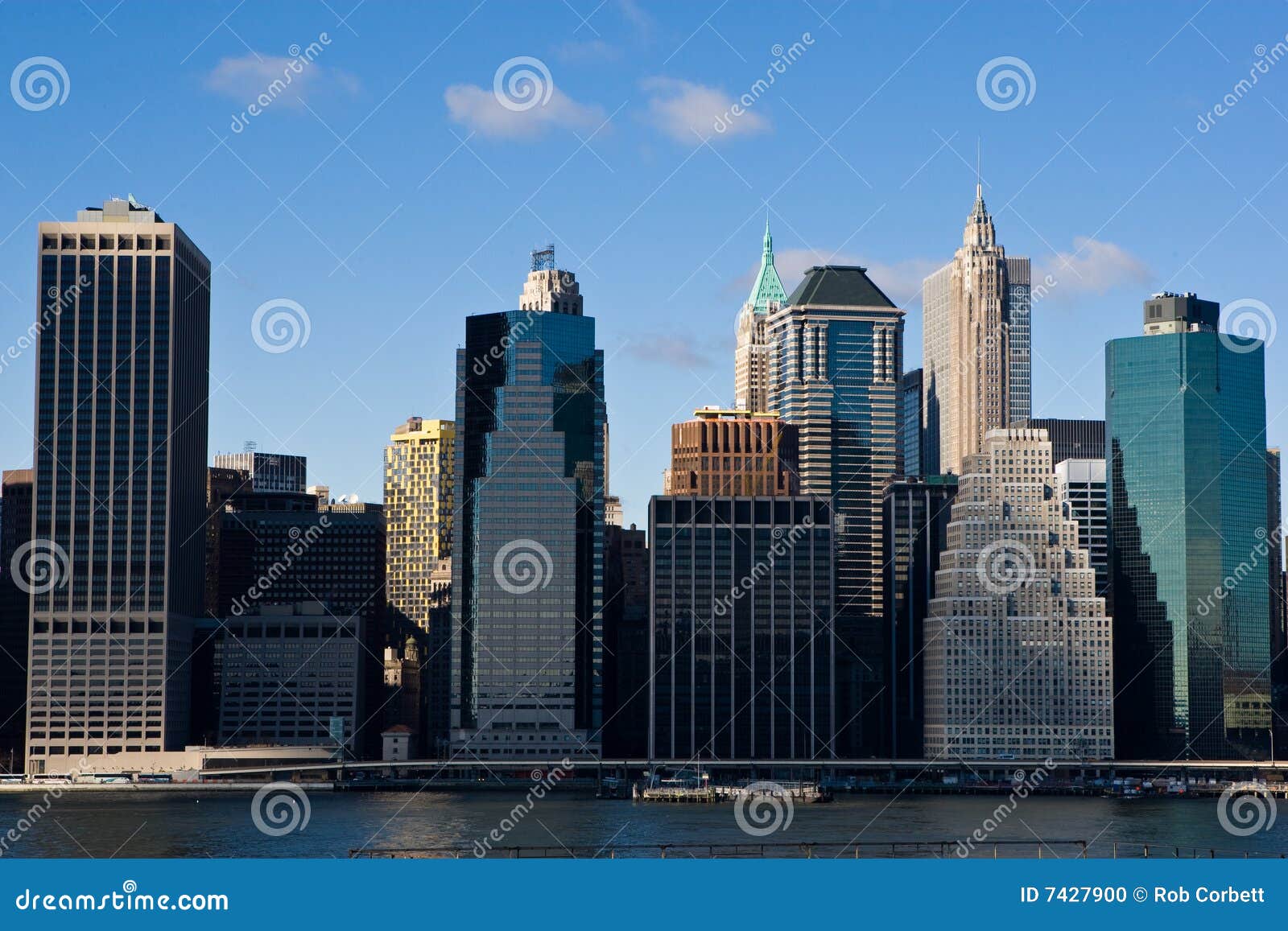 Financial District stock photo. Image of urban, buildings - 7427900