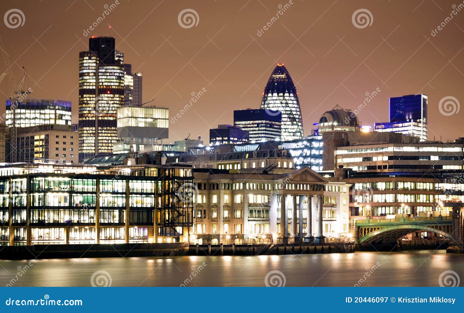 Financial District of London Stock Image - Image of city, banking: 20446097