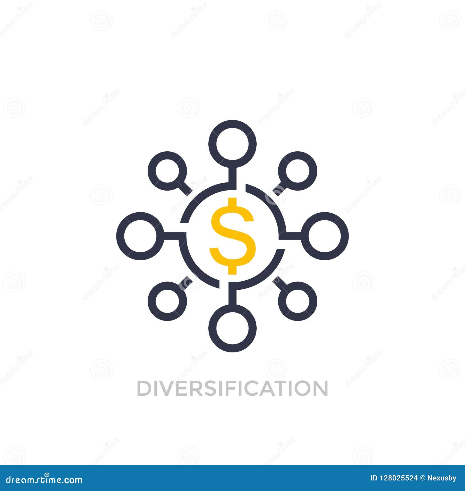 Financial Diversification, Diversified Investment Stock Vector ... Financial Diversification, Diversified Investment Stock Vector ...