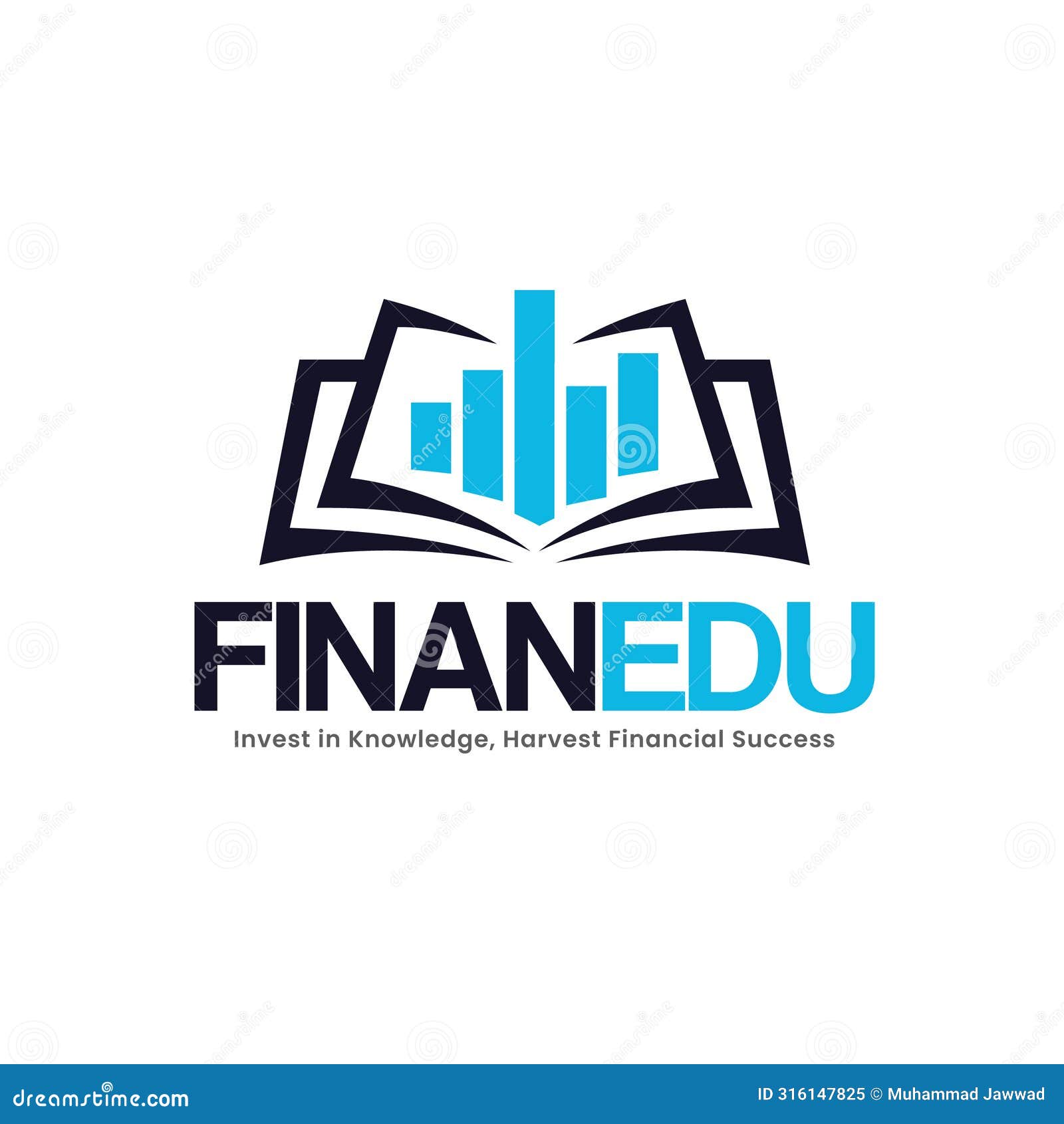 Financial Education Logo Vector Graphics Stock Vector - Illustration of ...