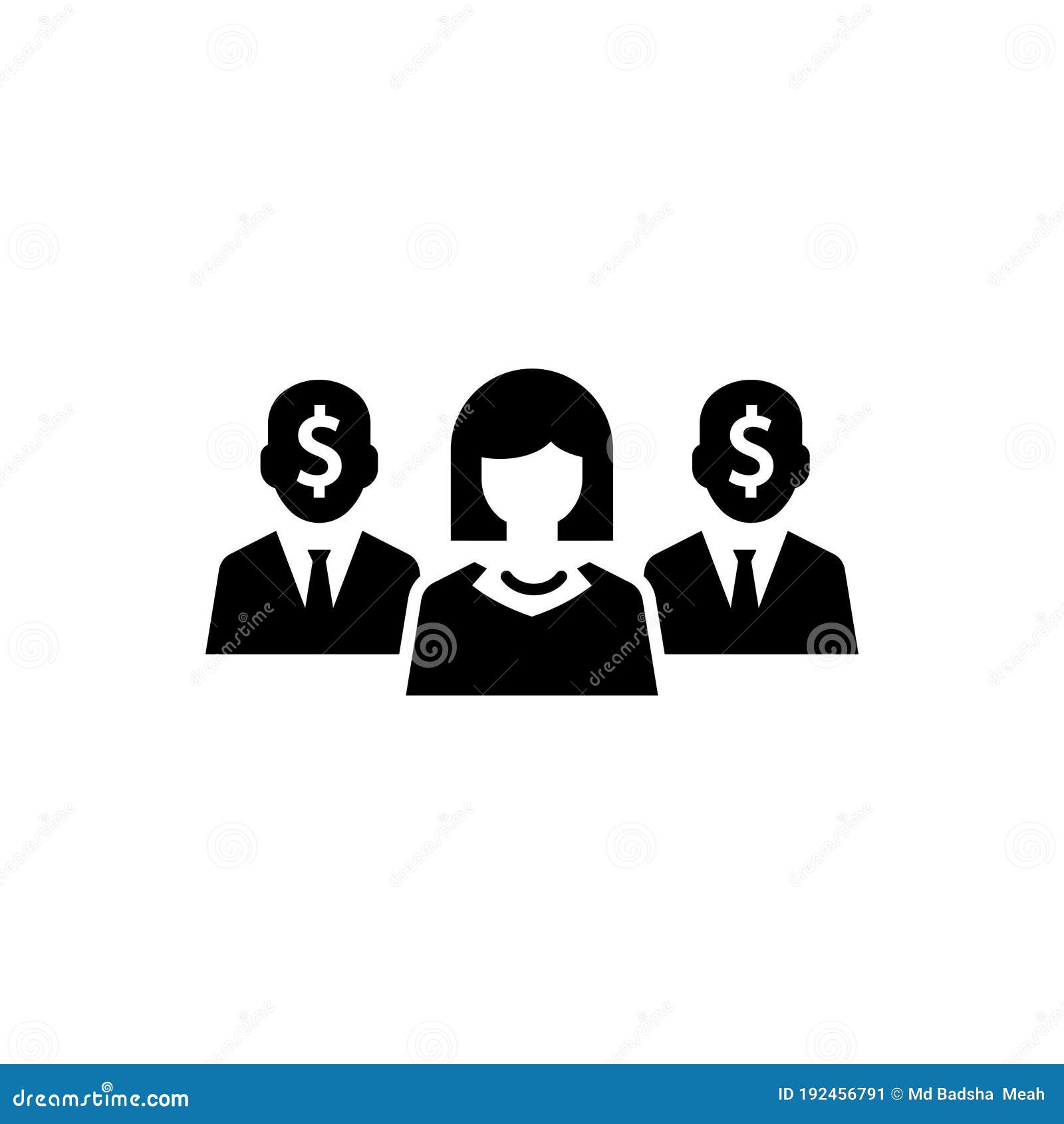 Financial Expert Icon stock vector. Illustration of team - 192456791