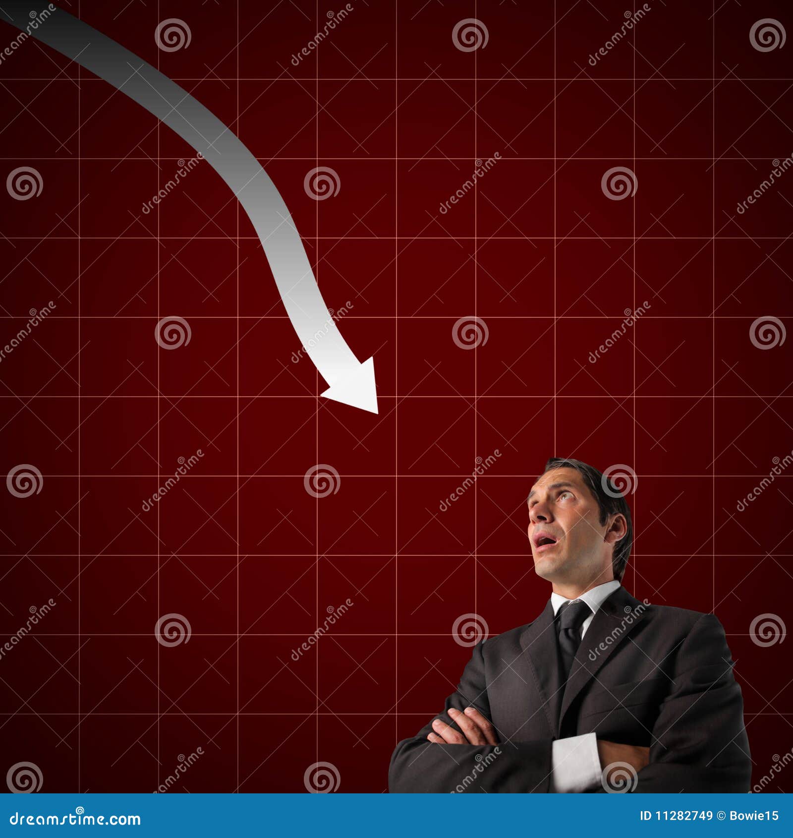 Financial failure stock image. Image of graph, losing - 11282749