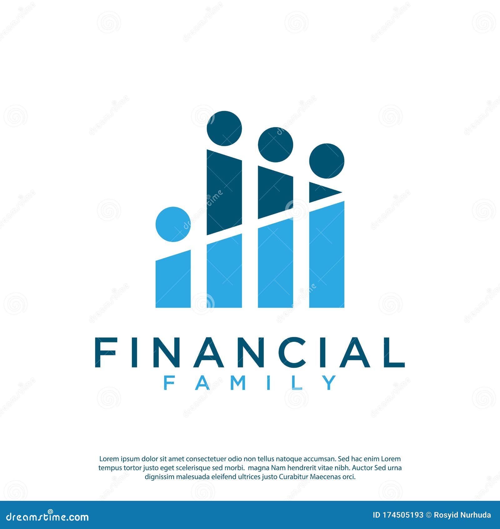 Financial Family Logo Vector, Modern, Clean Stock Vector - Illustration ...