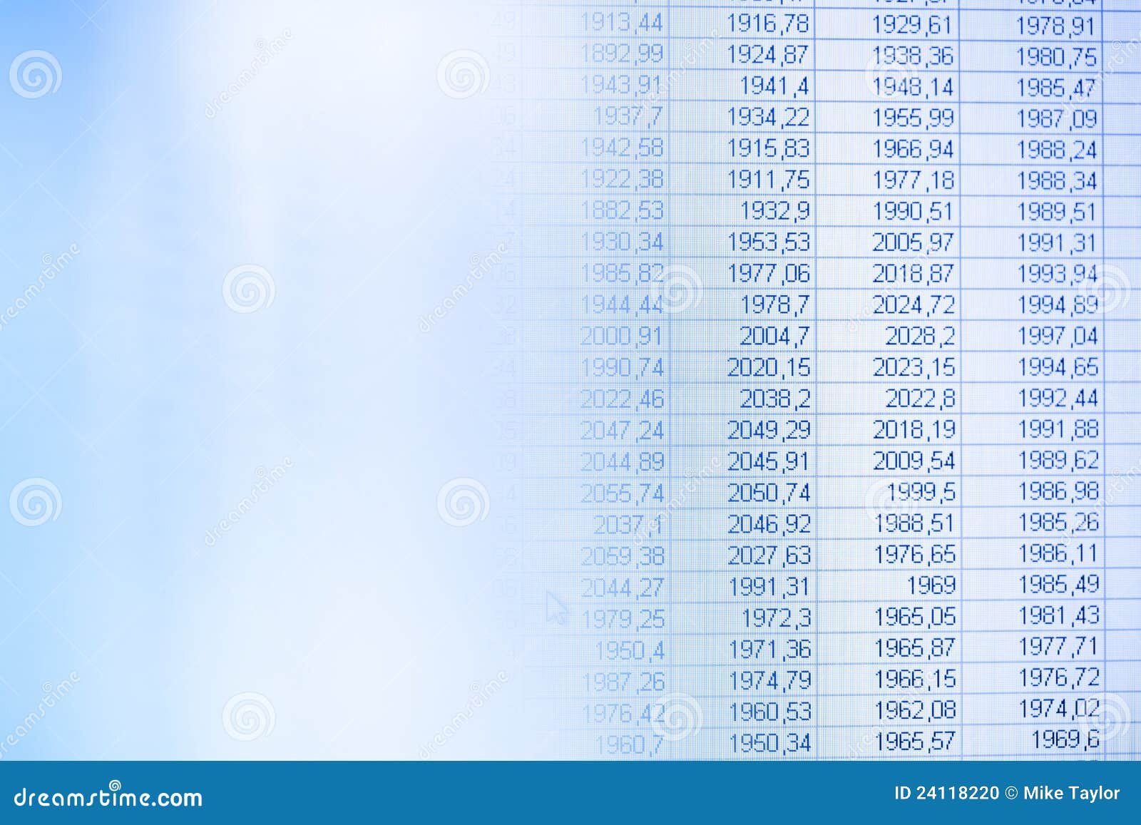 Financial figures stock photo. Image of money, price - 24118220