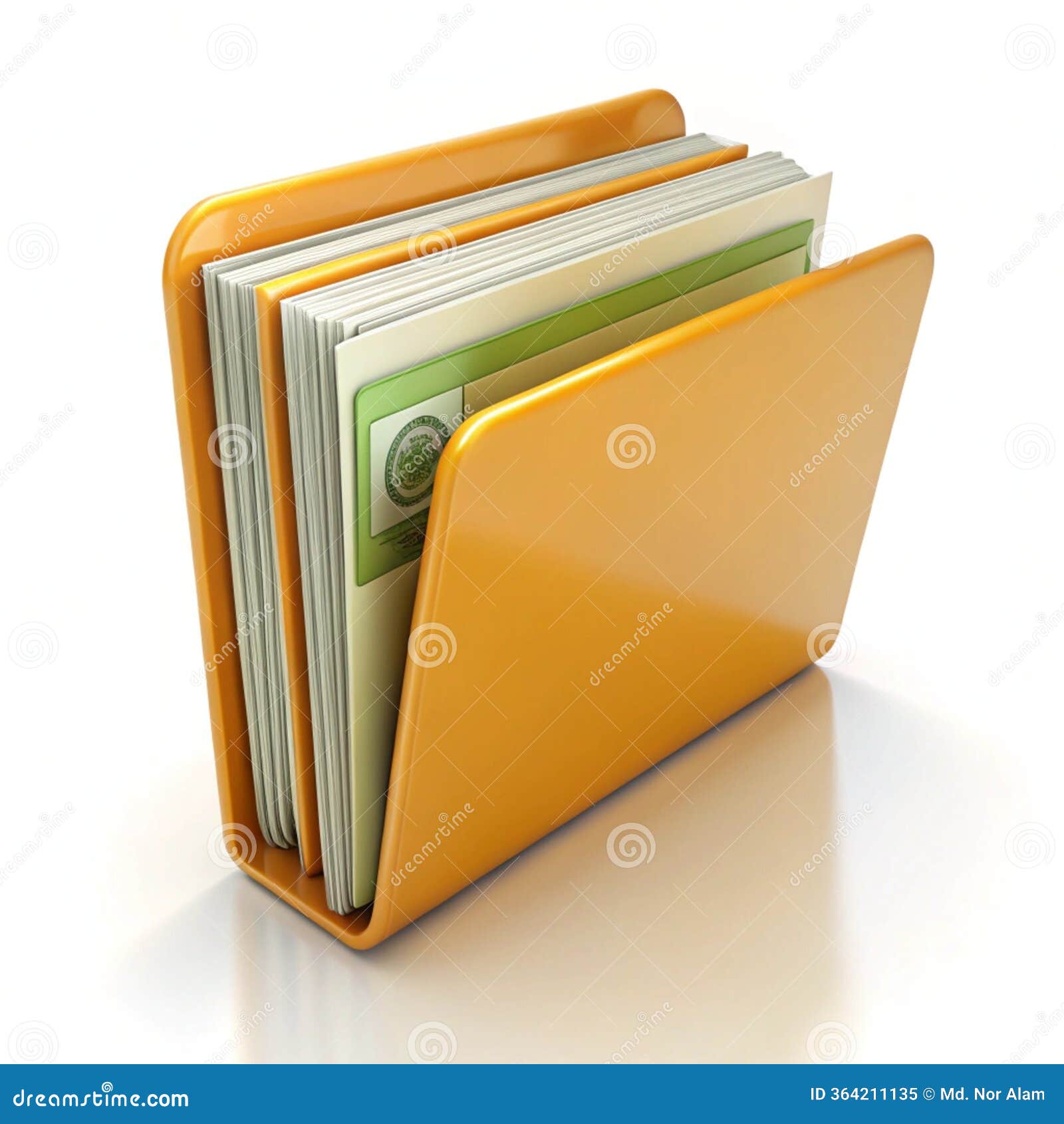 Financial Folder Icon Vector Illustration | CartoonDealer.com #27547850