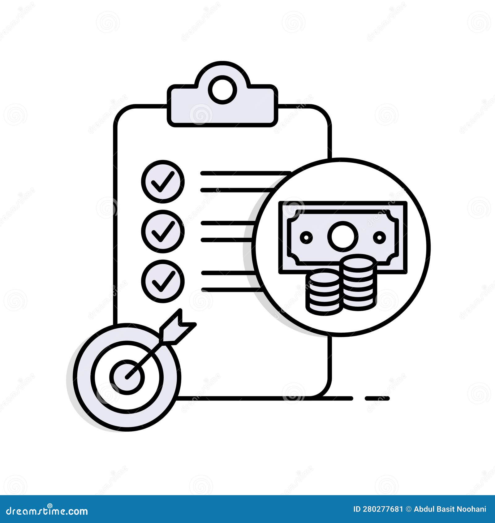 Financial Goals Icon - Achieving Your Financial Goals. Perfect Editable ...