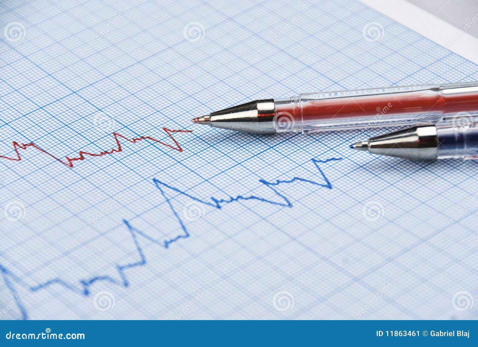 Financial graph stock image. Image of graphical, business - 11863461