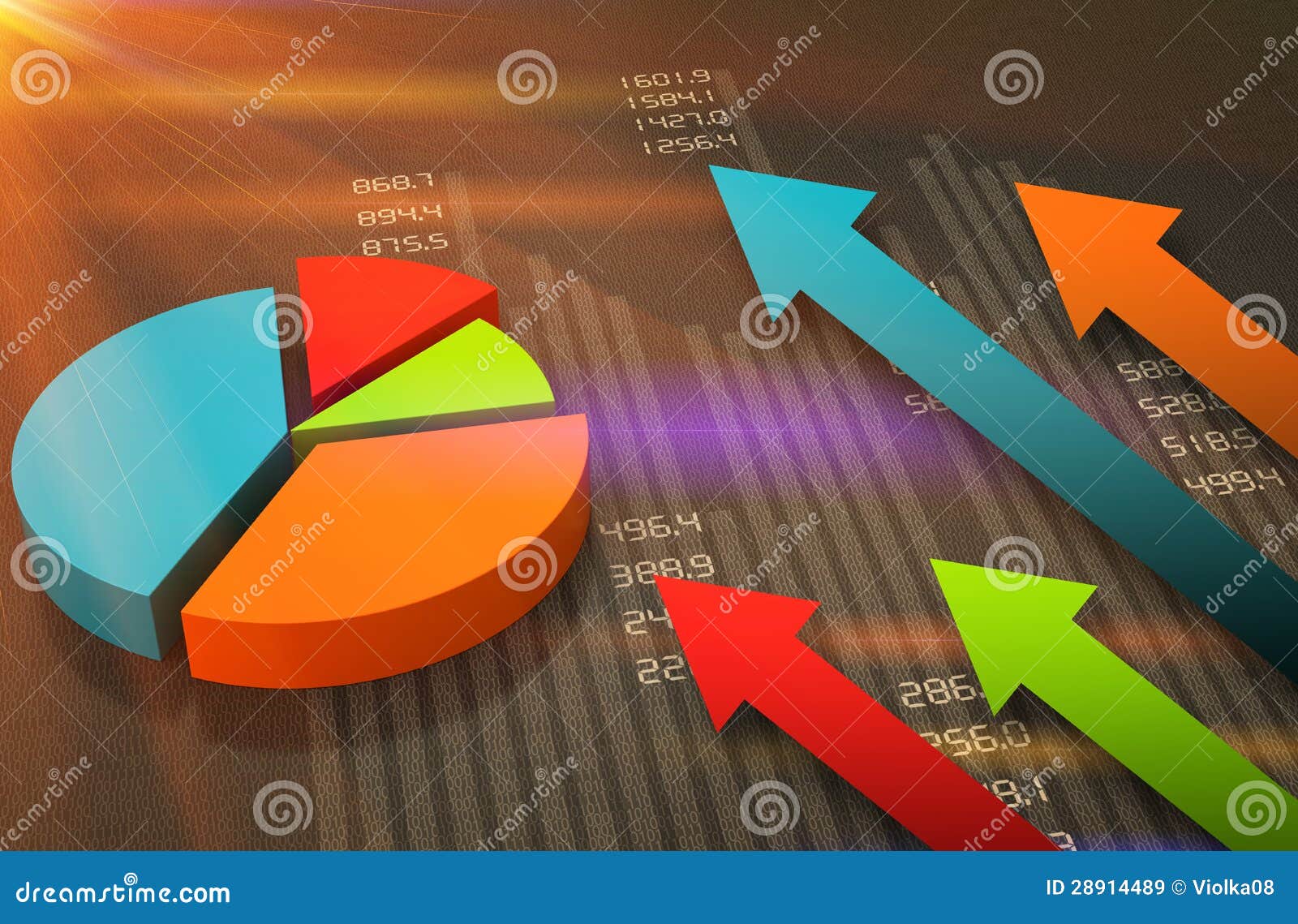 Financial graph stock illustration. Illustration of information - 28914489