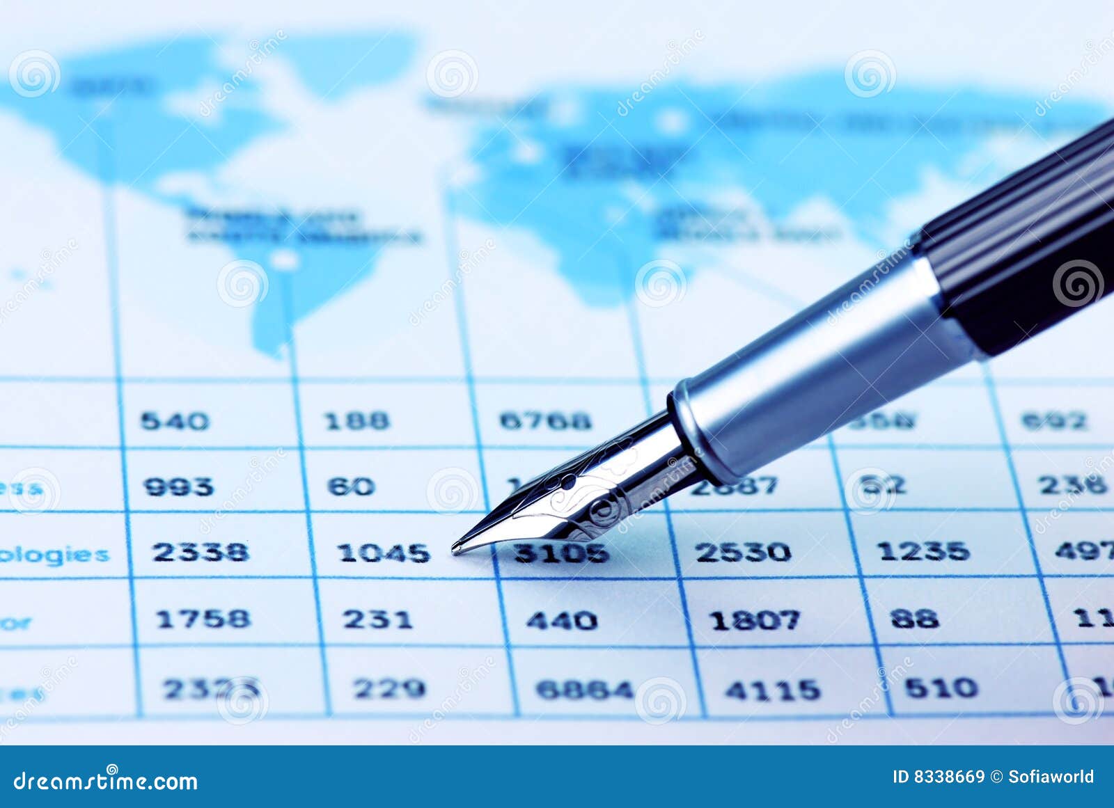 Financial graph stock image. Image of management, chart - 8338669