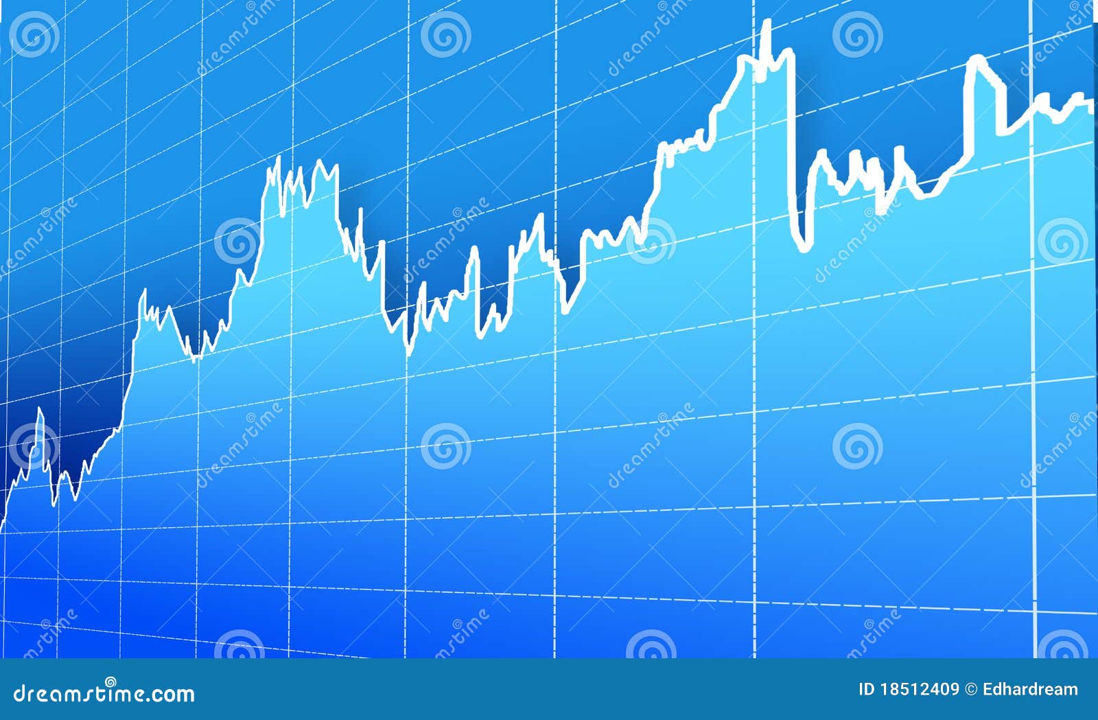 Financial graph abstract stock illustration. Illustration of business ...