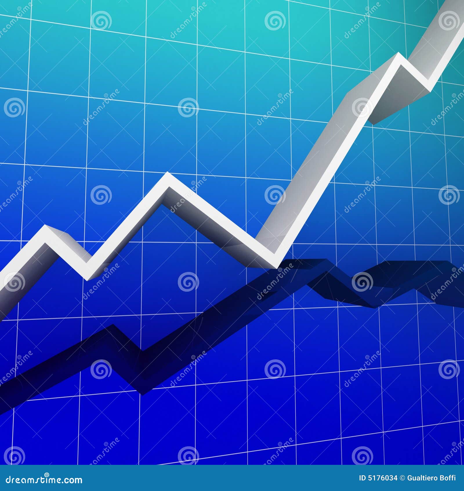 Financial Graph On Technology Abstract Background Royalty-Free Stock ...