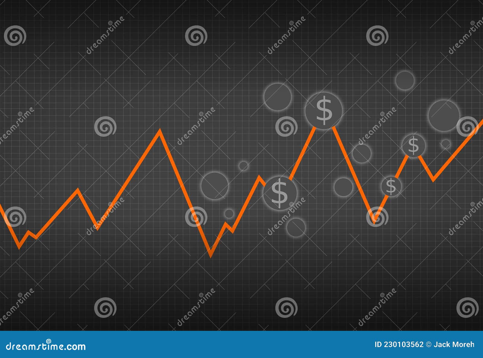 Financial Graph - Capital Markets Stock Illustration - Illustration of ...
