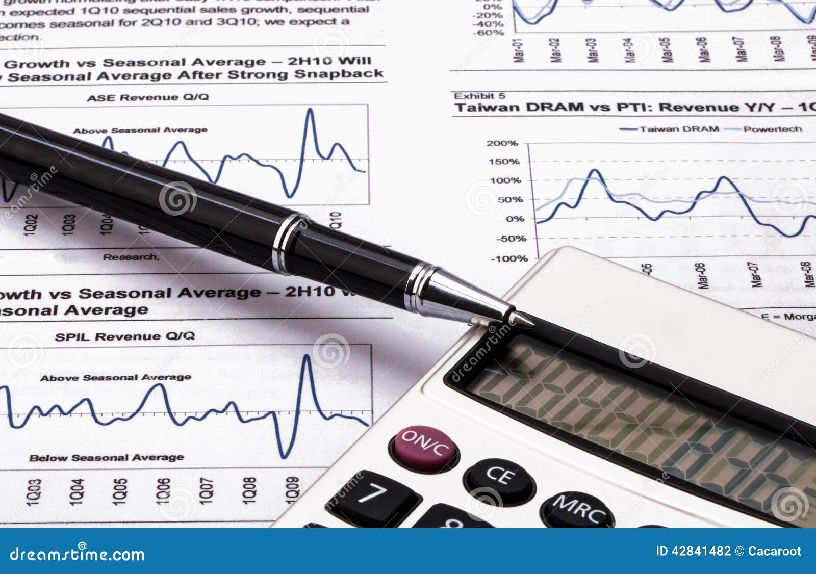 Financial graph and chart stock photo. Image of economy - 42841482