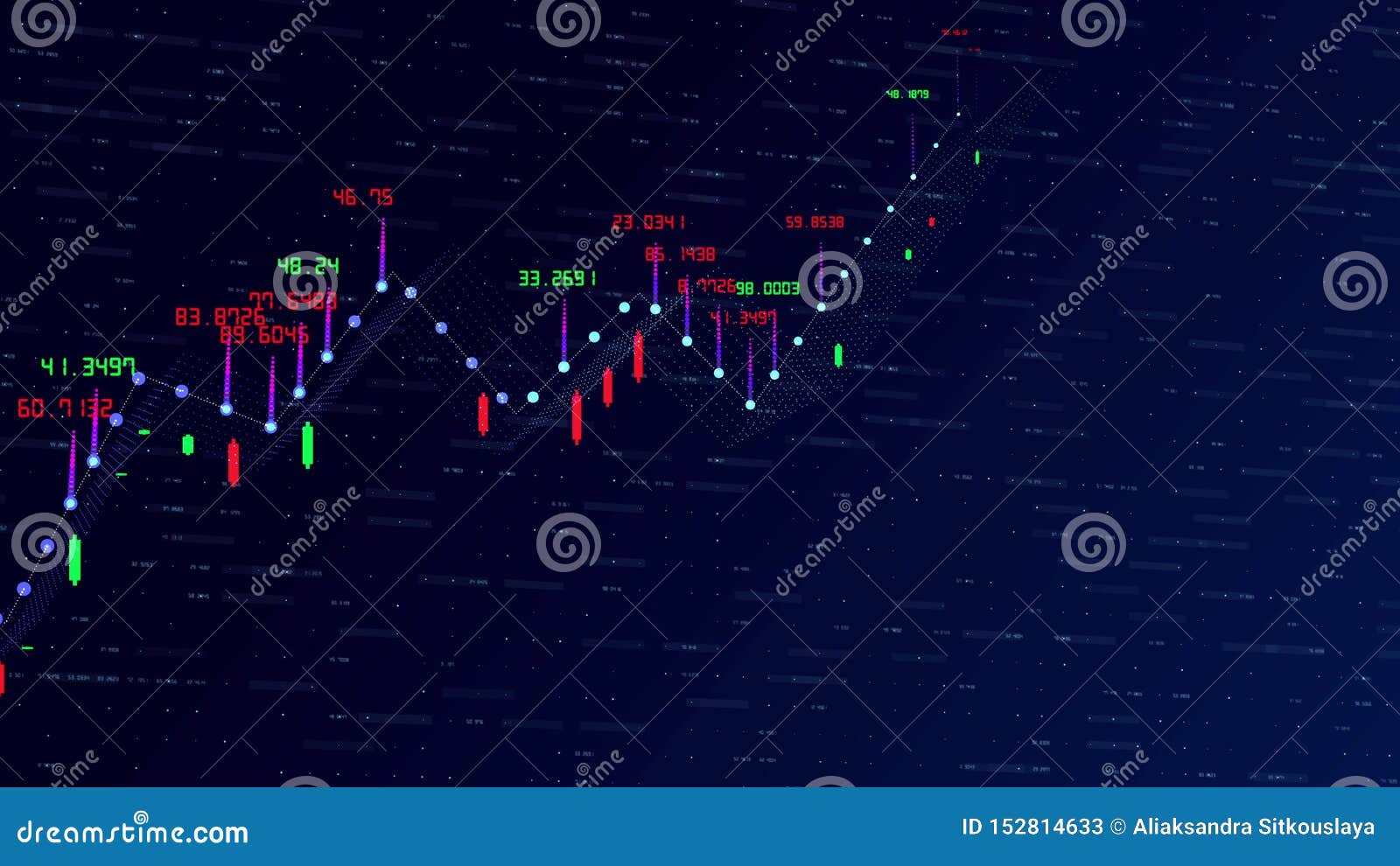Financial Graph and Data Showing a Steady Increase in Profits, Growing ...