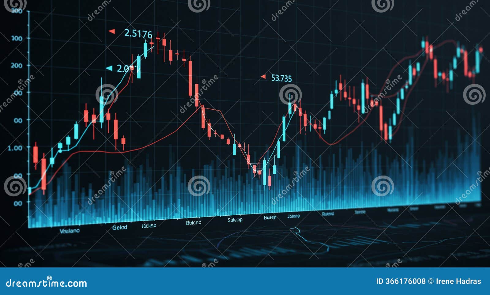 Increasing And Decreasing Candlestick - Vector | CartoonDealer.com ...
