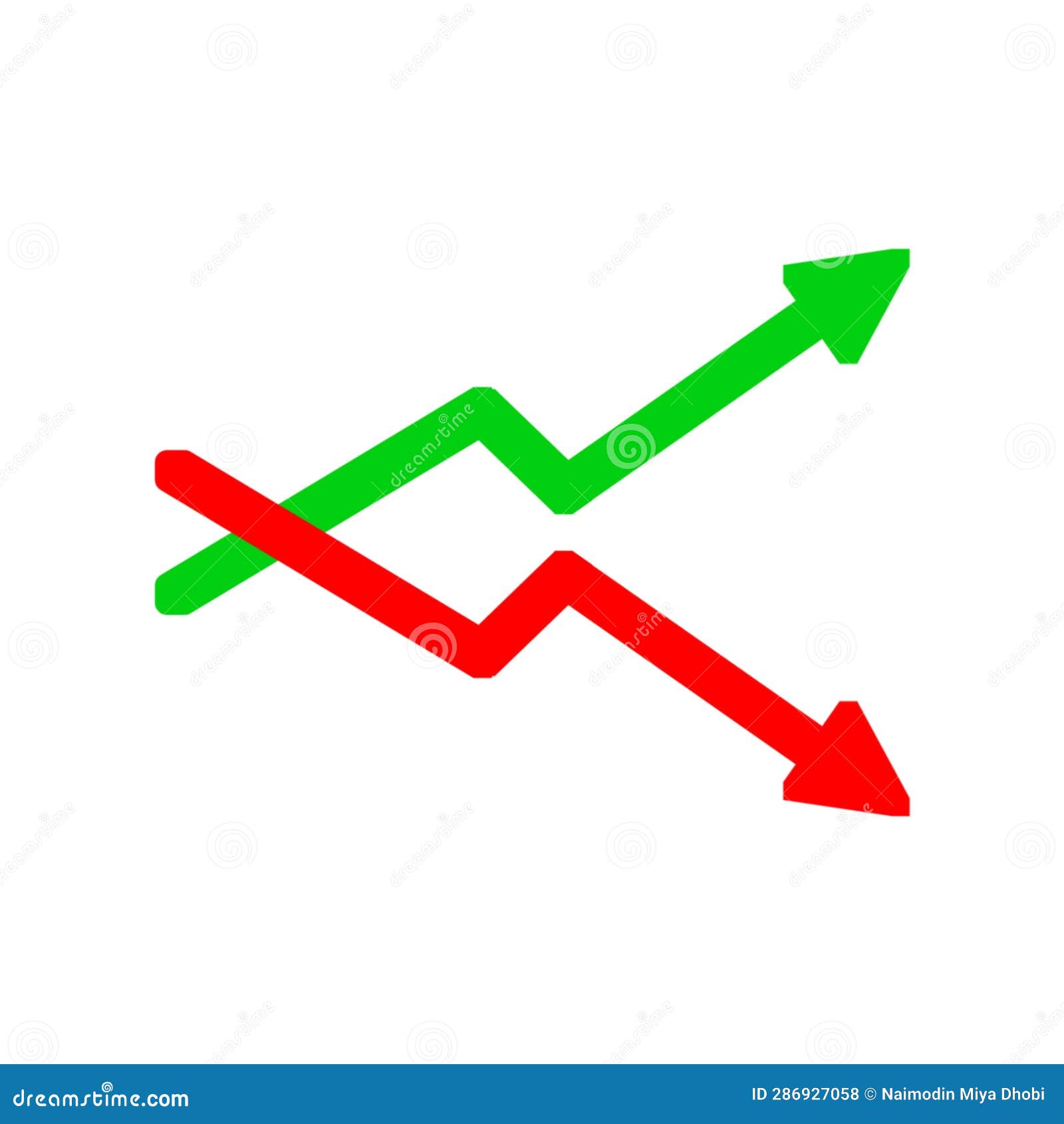 Financial Graph with Up Trend Line Candlestick Chart in Stock Market ...