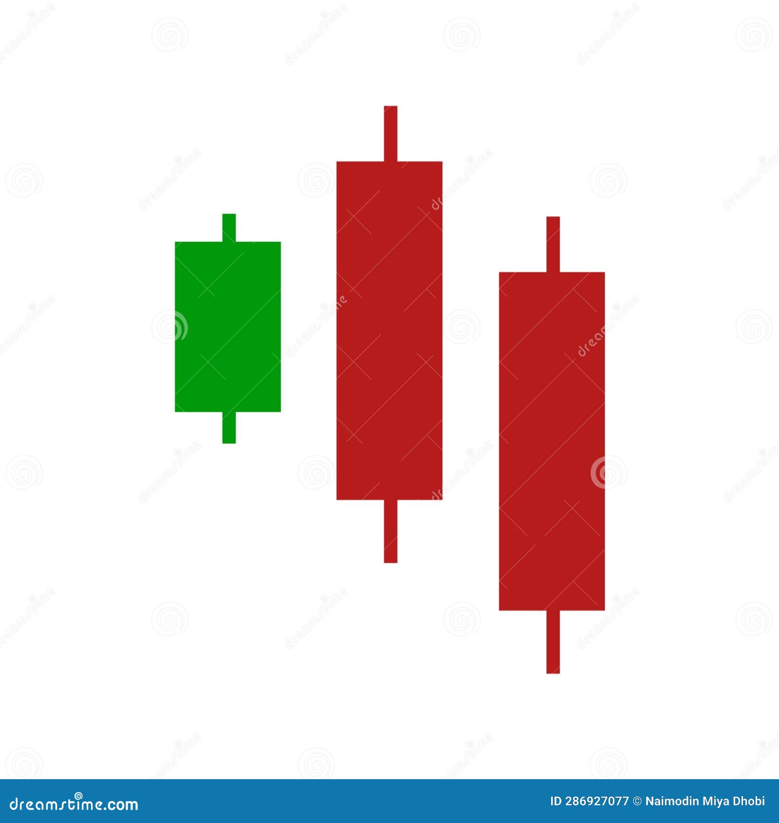 Financial Graph with Up Trend Line Candlestick Chart in Stock Market ...