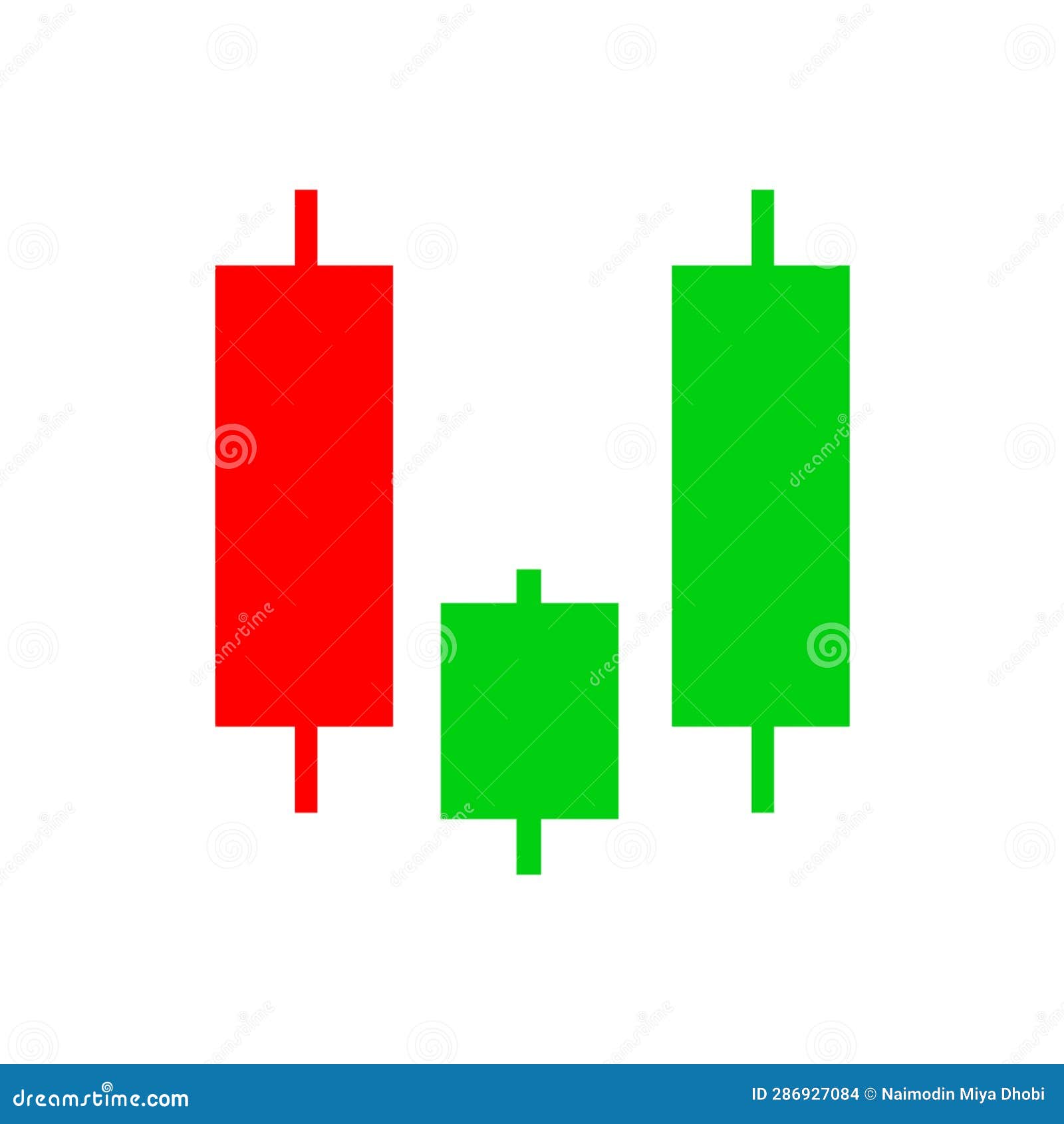 Financial Graph with Up Trend Line Candlestick Chart in Stock Market ...
