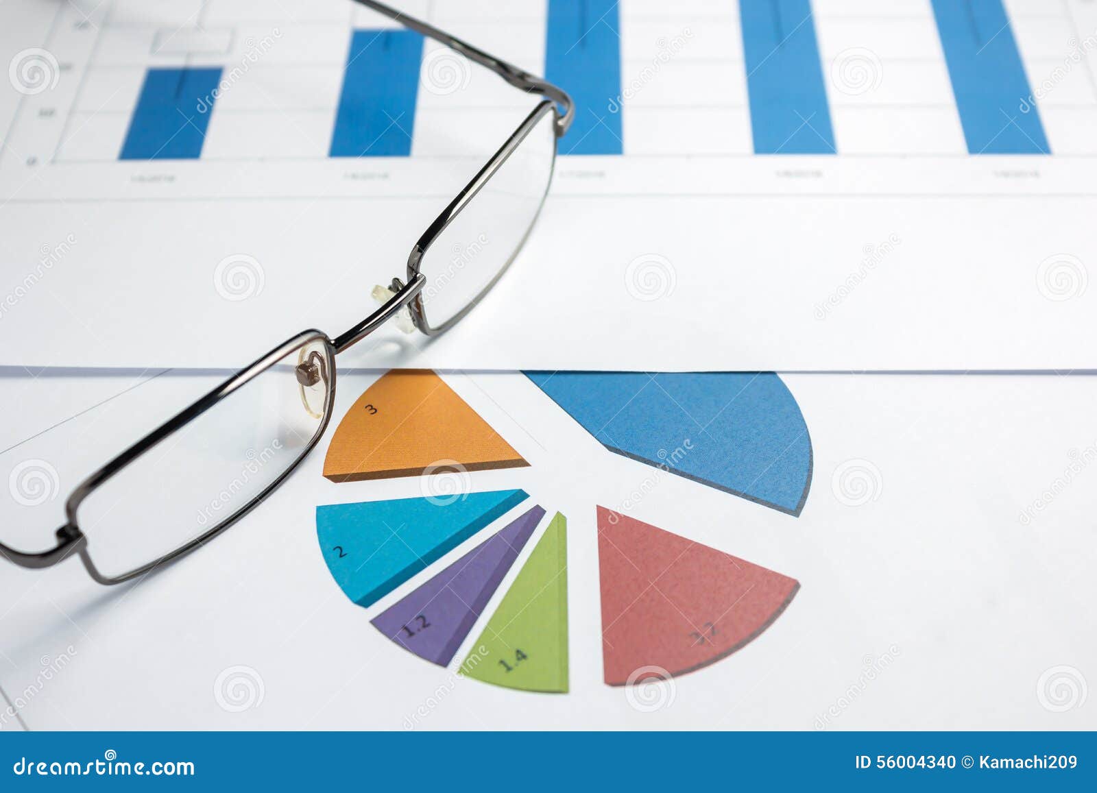 Financial Graphics Diagram for Work Business and Economic Stock Photo ...