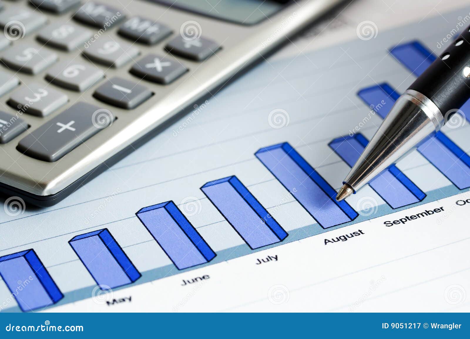 Financial Accounting Stock Market Graphs Charts Stock Image - Image of ...