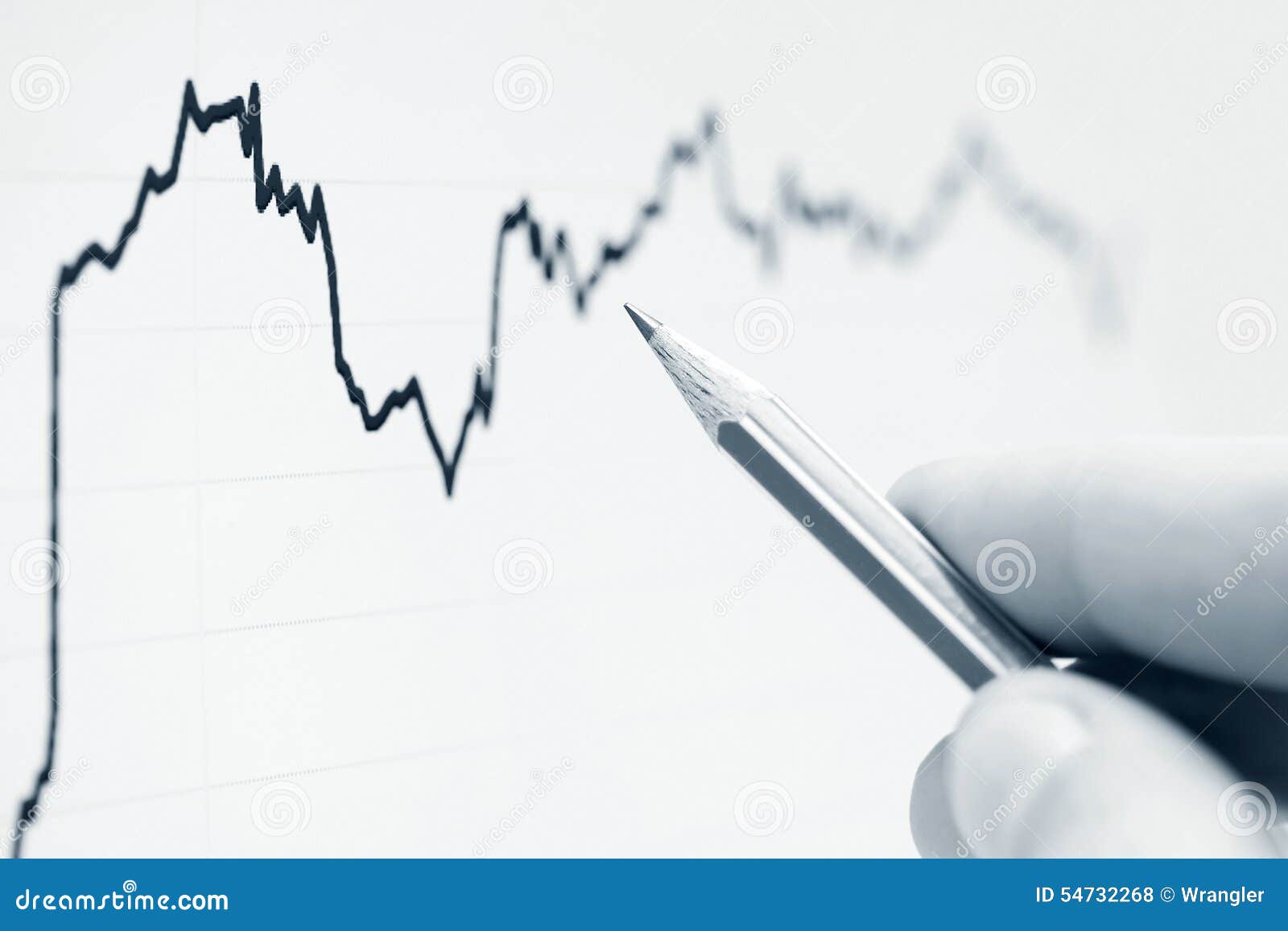 Financial graphs analysis stock photo. Image of index - 54732268
