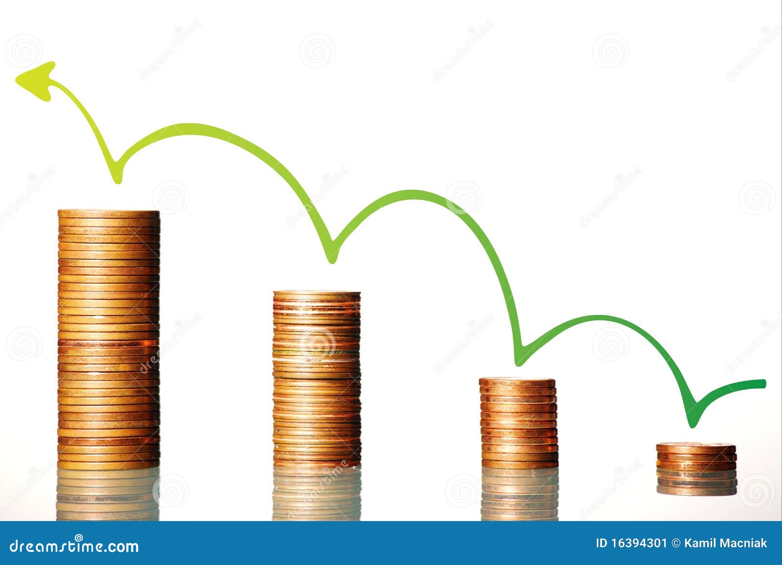 Financial growth stock illustration. Illustration of rising - 16394301