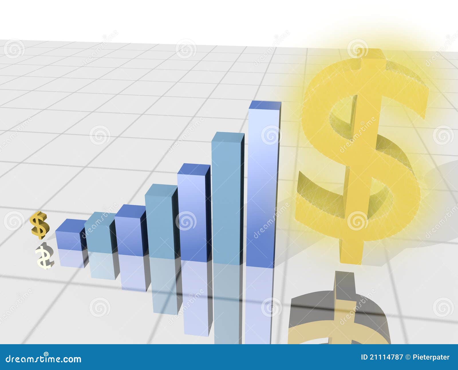 Financial growth stock illustration. Illustration of accounting - 21114787