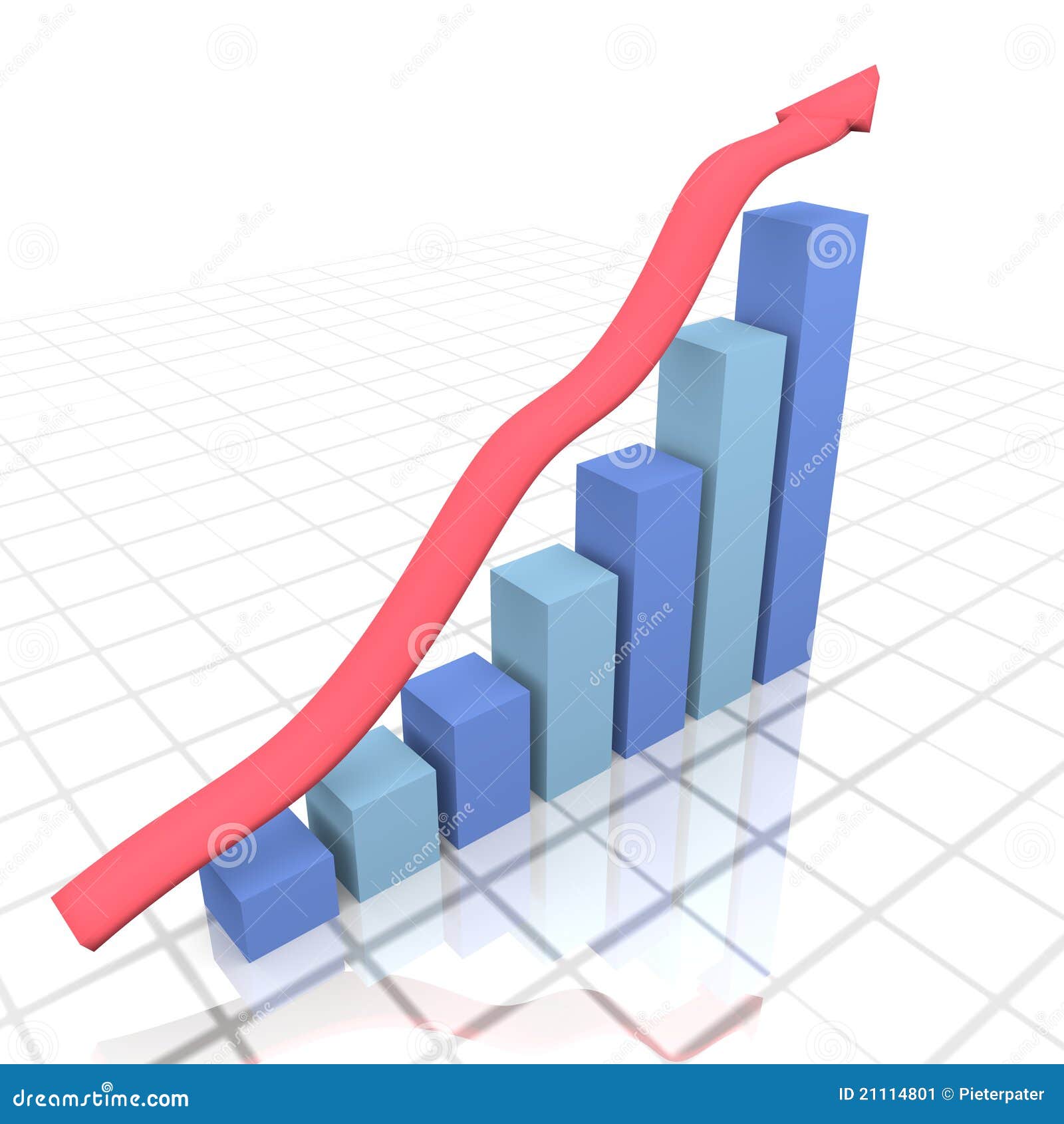 Financial growth stock illustration. Illustration of inflation - 21114801