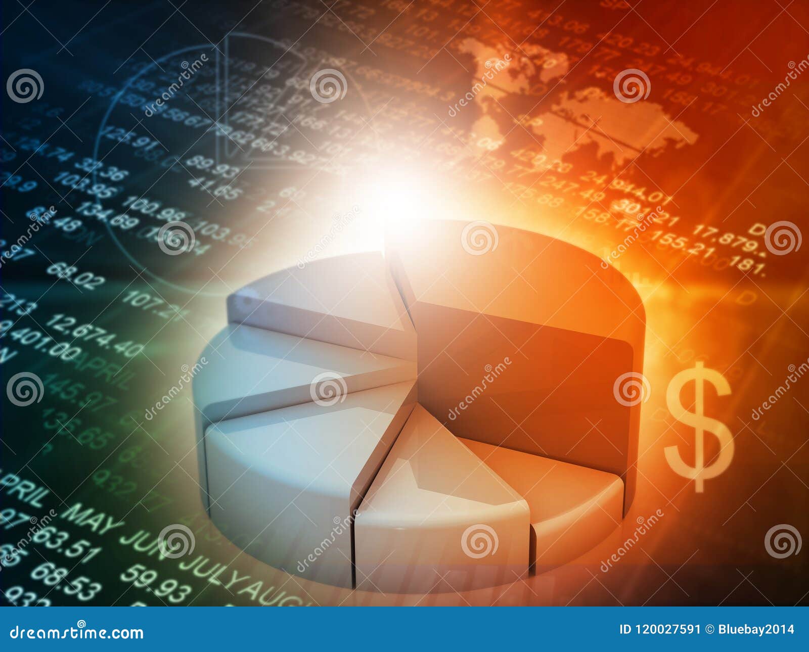 Financial growth chart stock illustration. Illustration of graphic ...