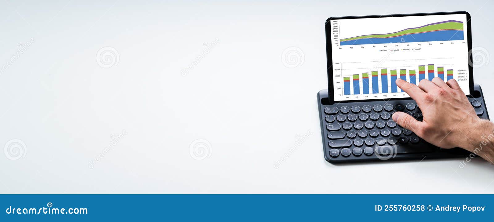 Financial Growth Data Chart Graph Stock Photo - Image of corporate ...