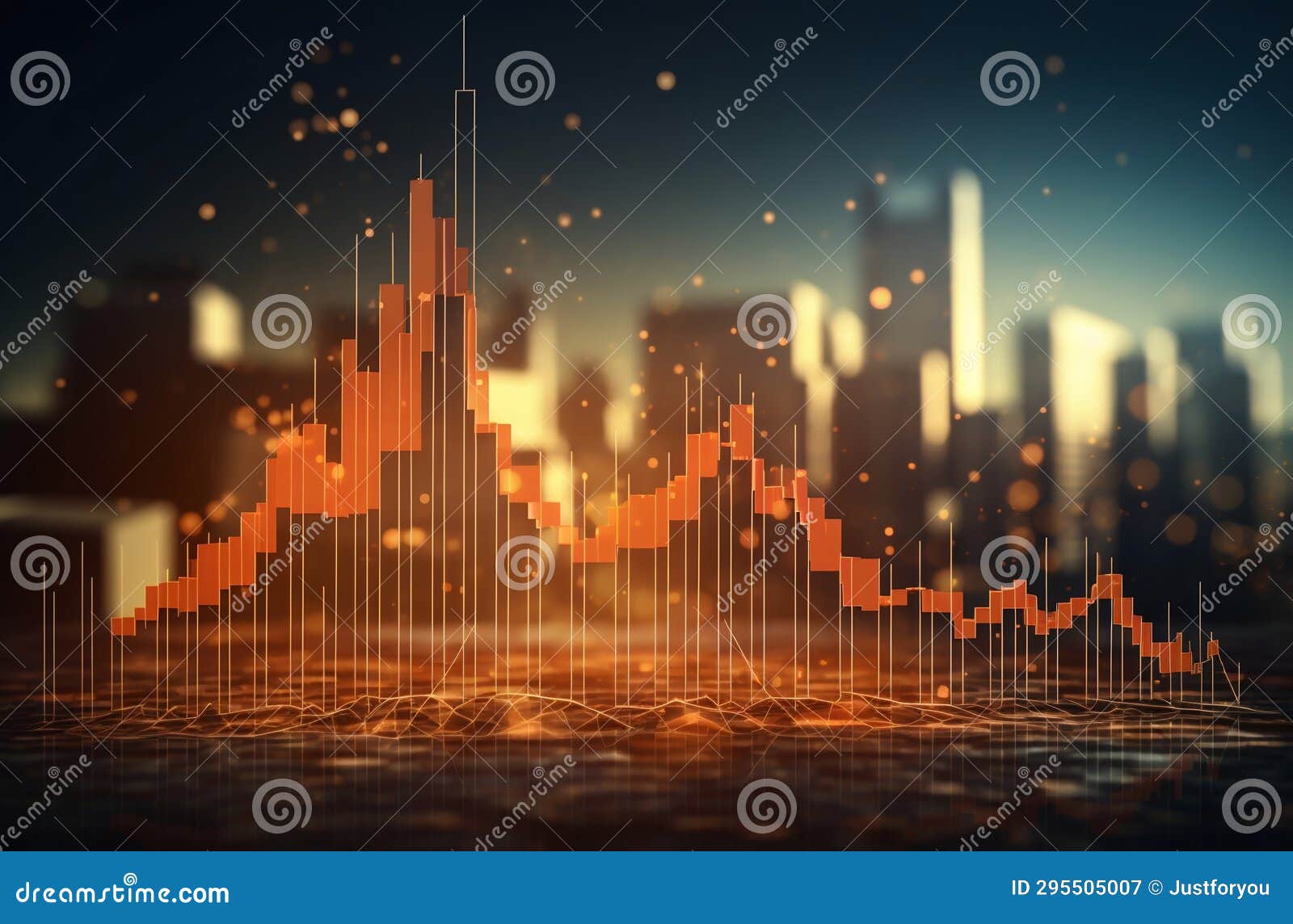 Financial Growth and Investment Strategy Visualization. Generative Ai ...